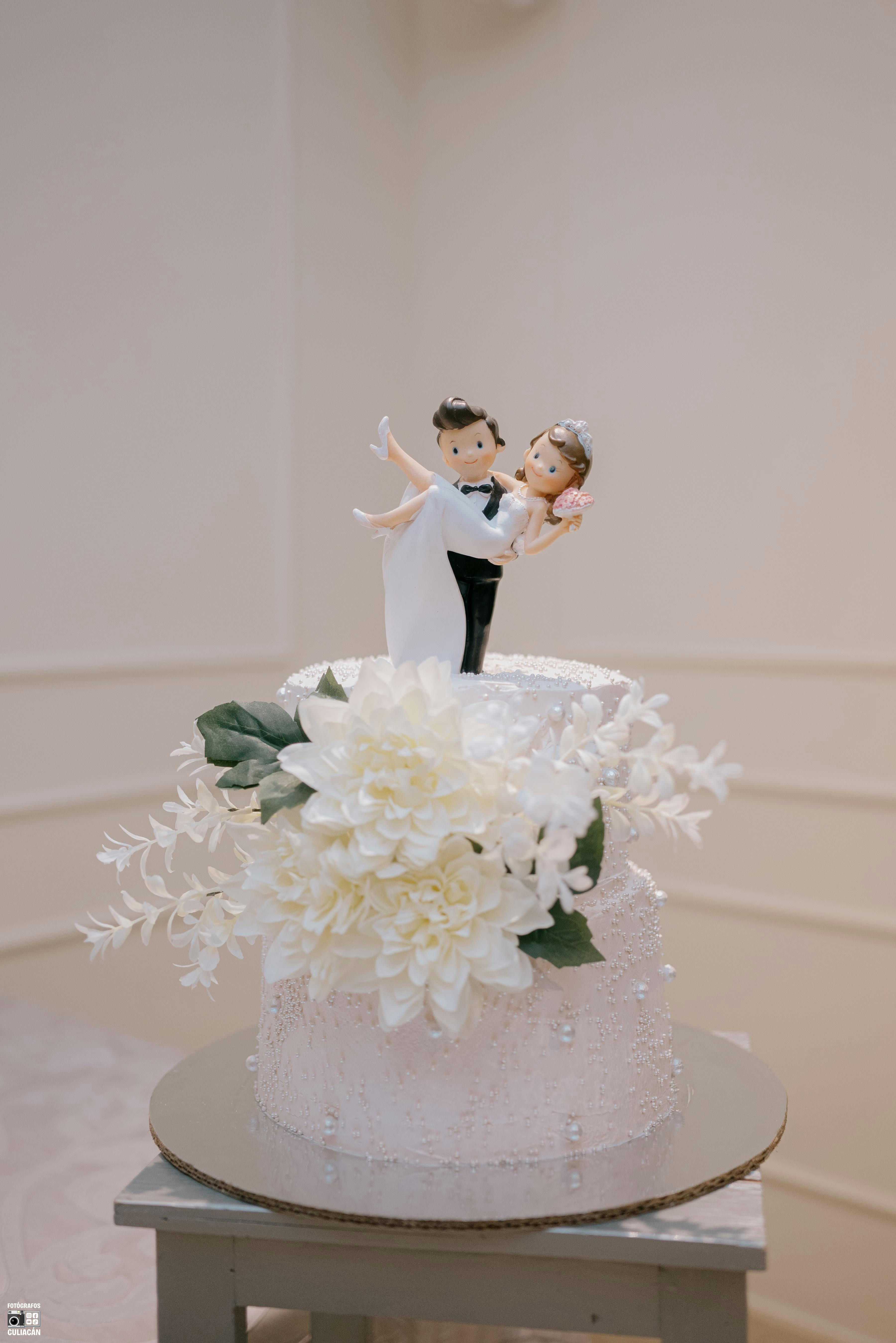 Whimsical Wedding Cake Topper Belle