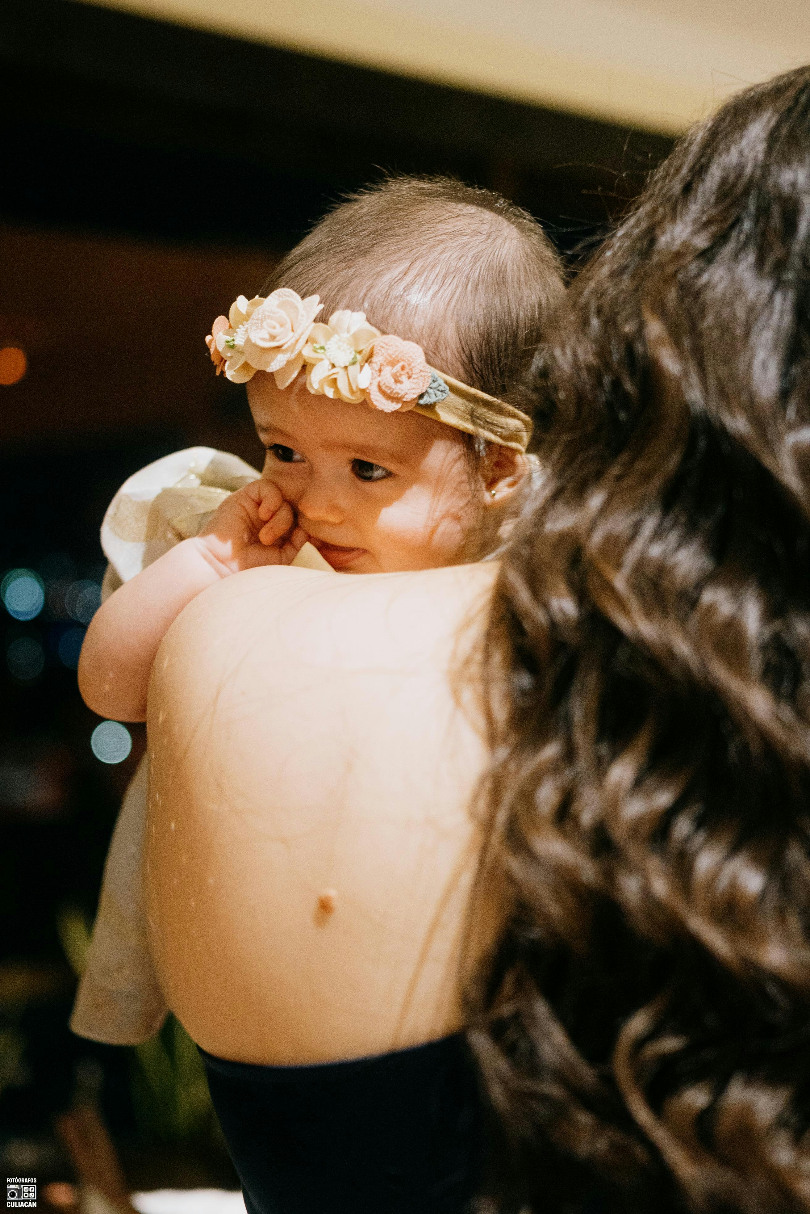 Tiny Flower Crown, Big Moment: A Baby’s Quiet Comfort