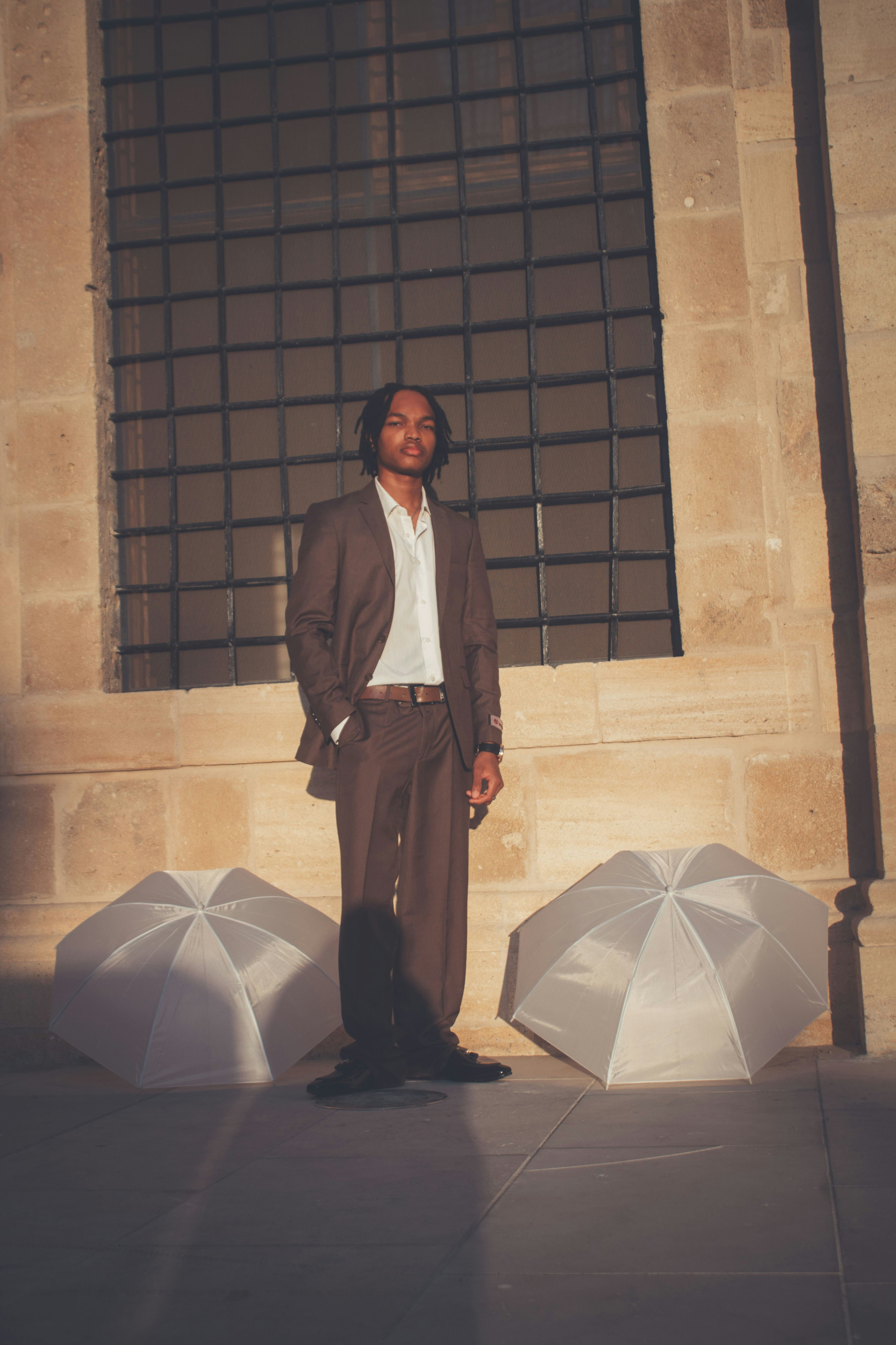 Gentleman in the Shadowed Archway
