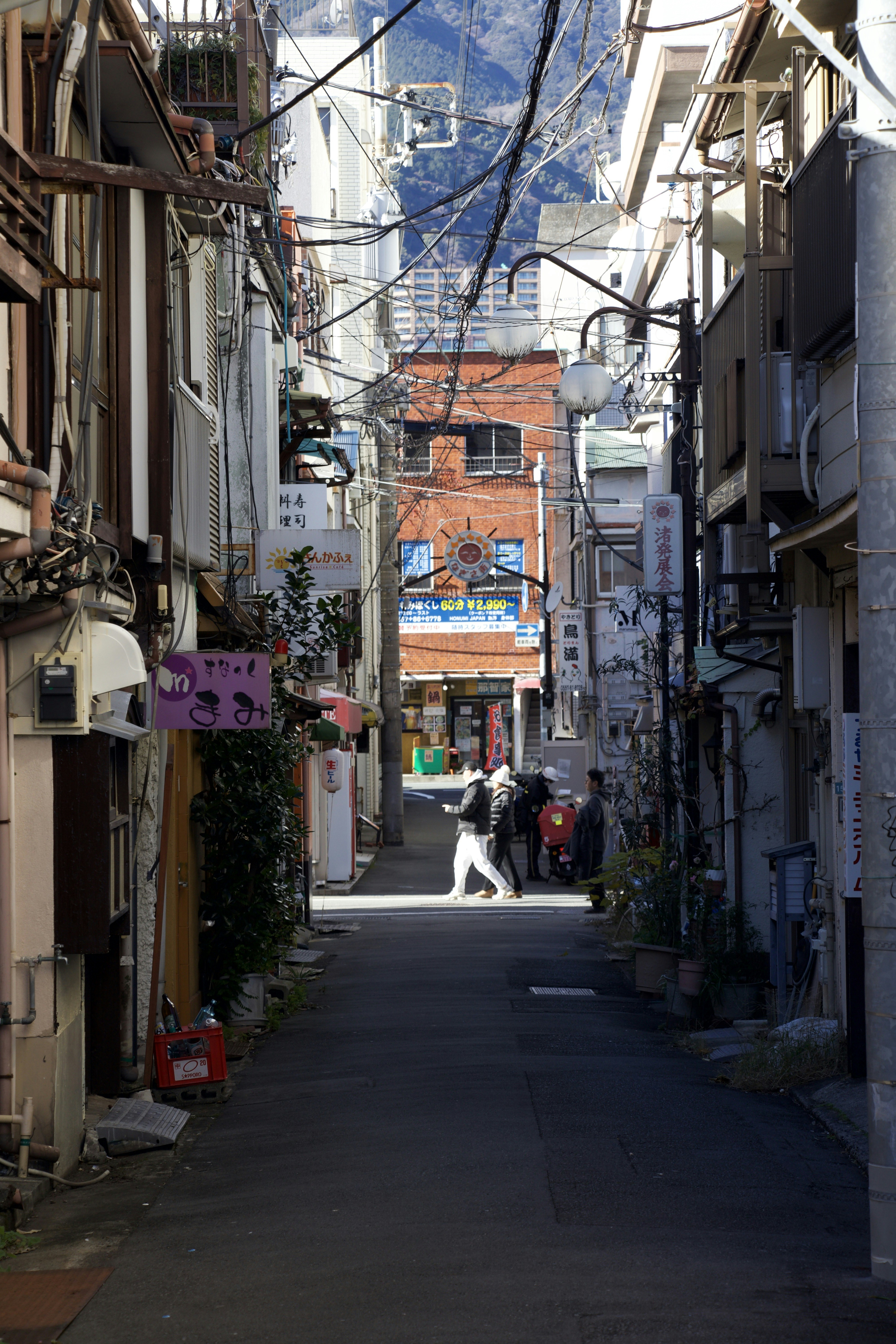 Urban Alleyway Convergence
