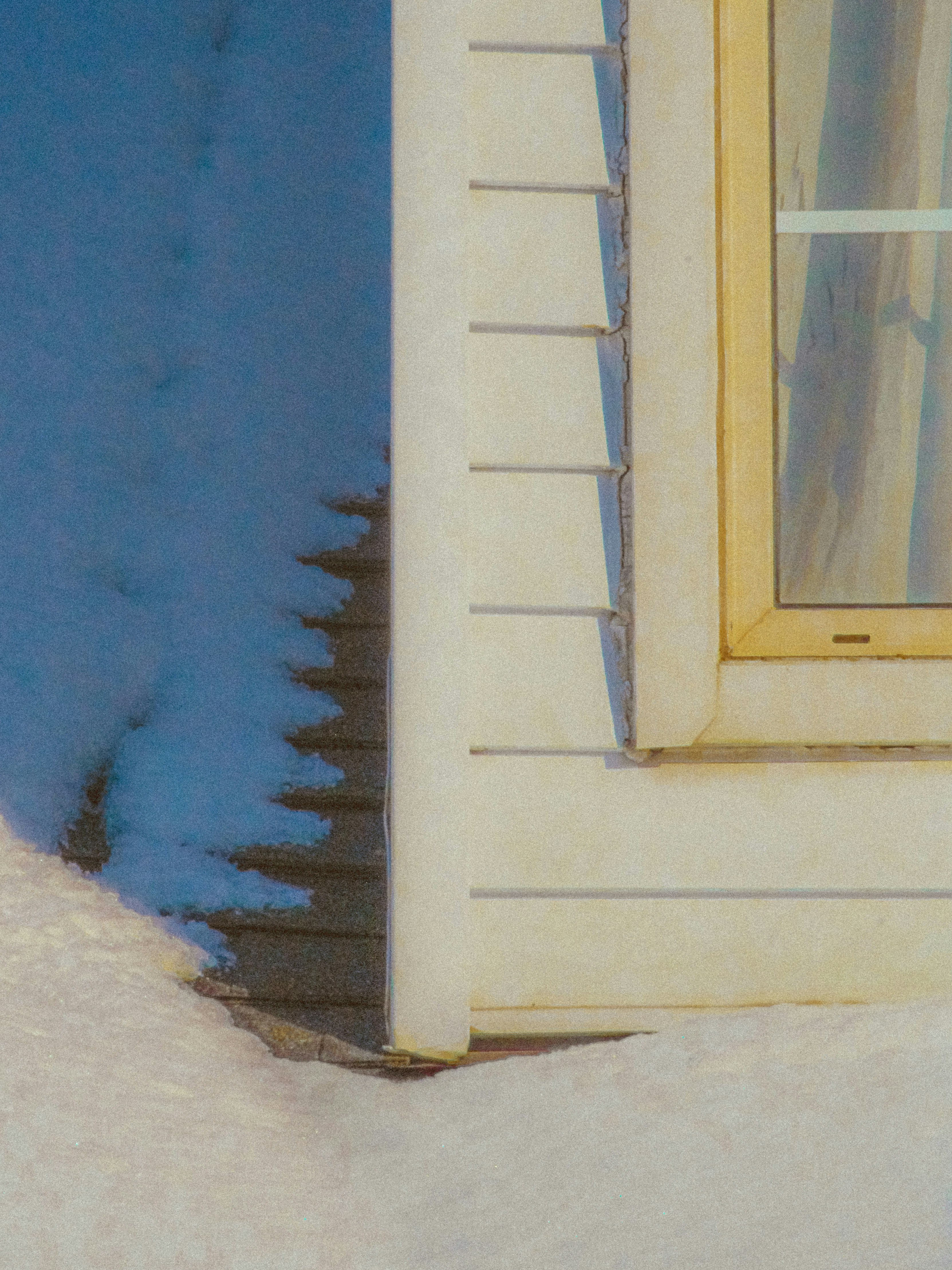 Corner Window in Fresh Snowlight