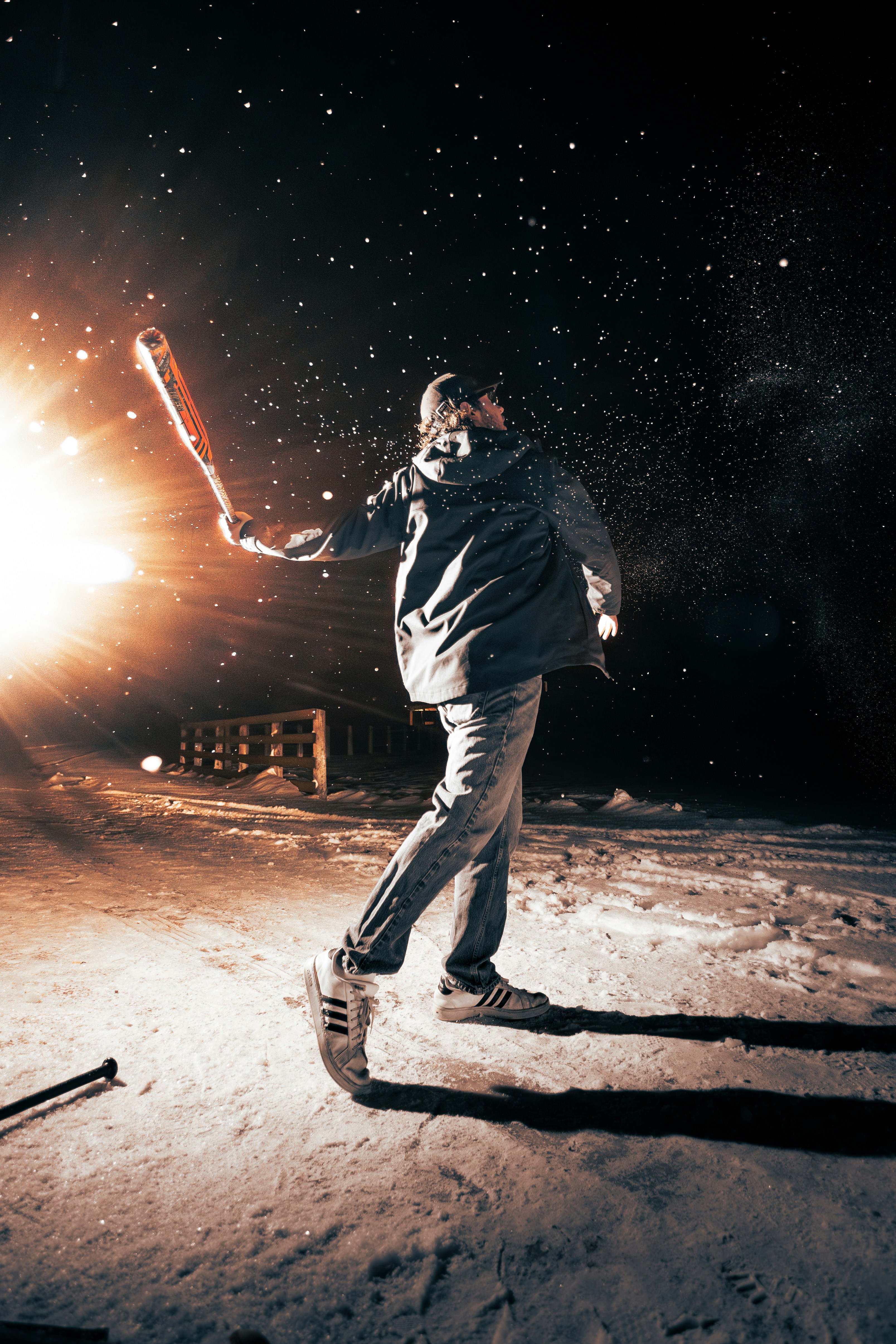 Dancing with sparks: a winter night fling