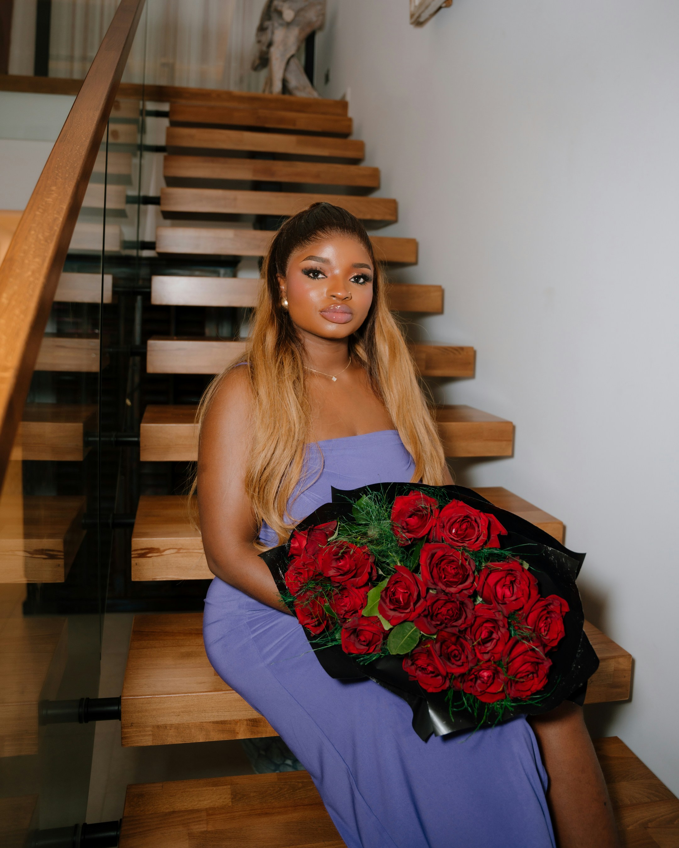 Bouquet of Velvet Red at the Landing