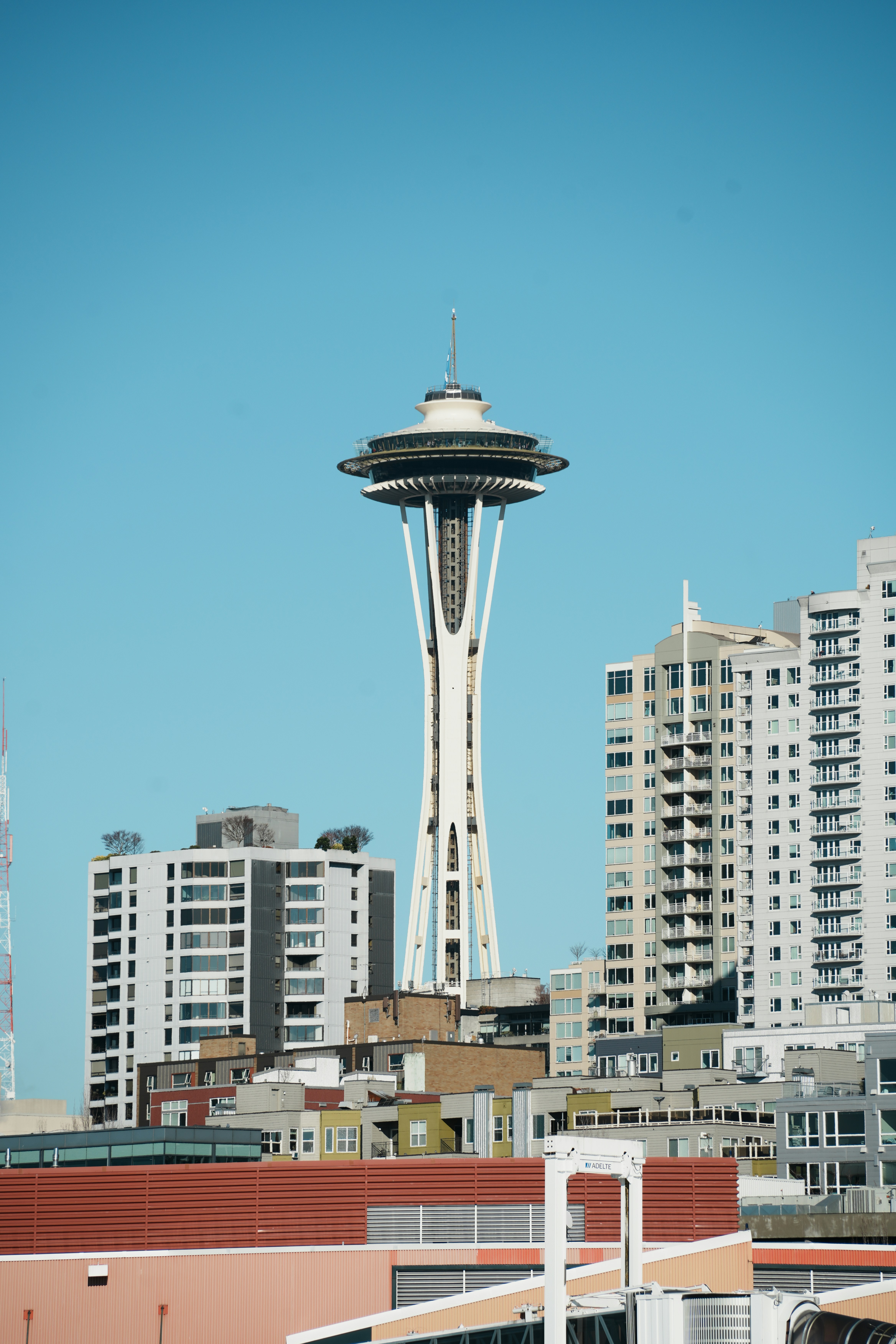 Skyline Sentinel: The Space Needle Rising Above Seattle’s Patchwork
