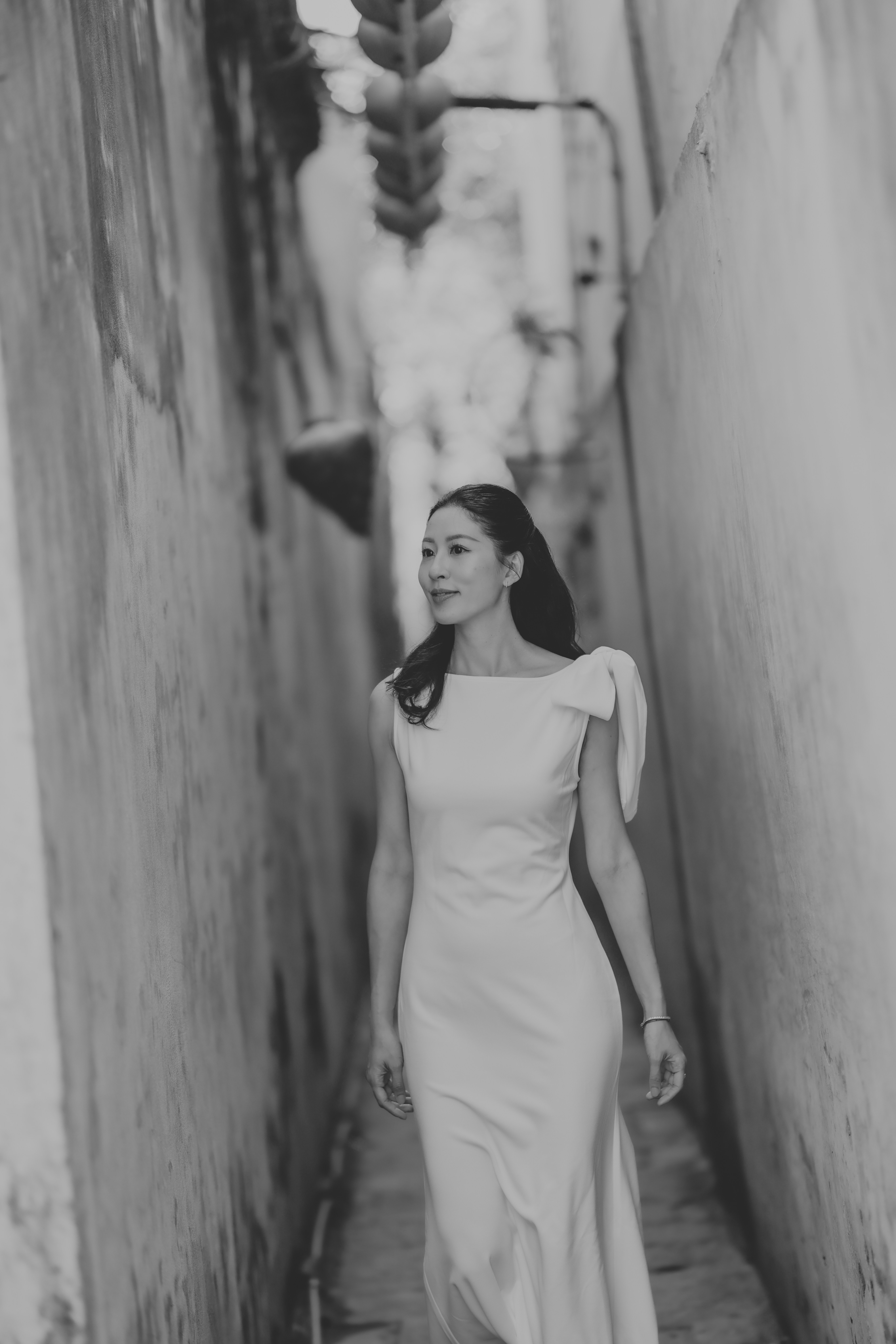 Long Corridor of Grace: A Portrait in Pale Silk