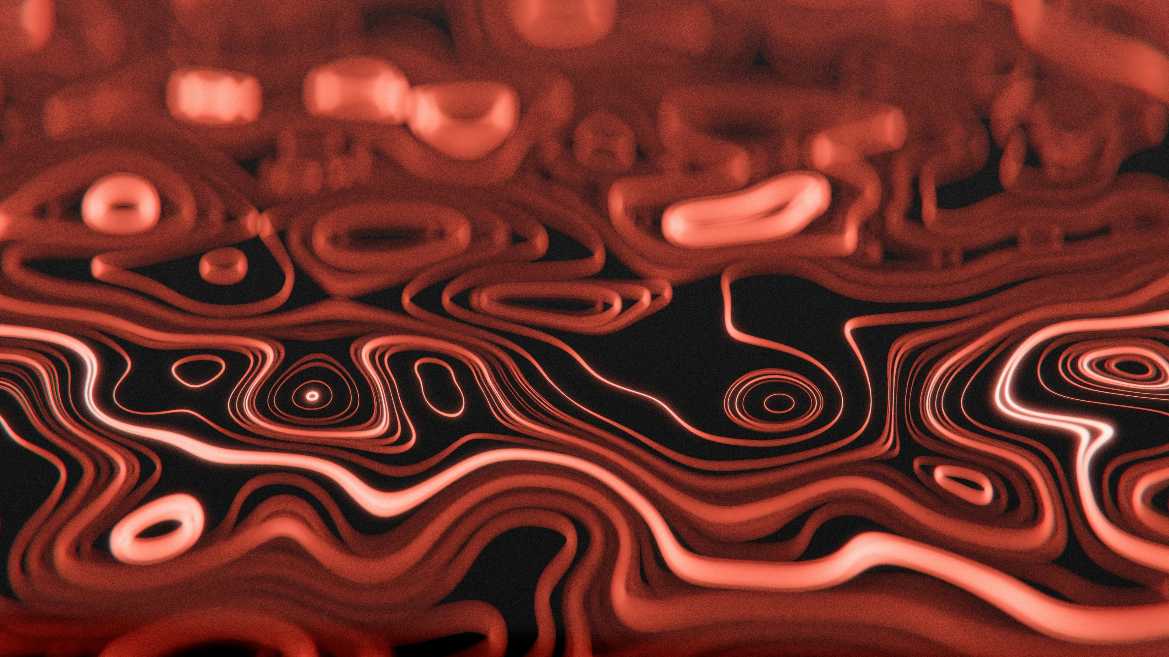 Abstract red and black swirling patterns photo – Free Abstract Image on ...