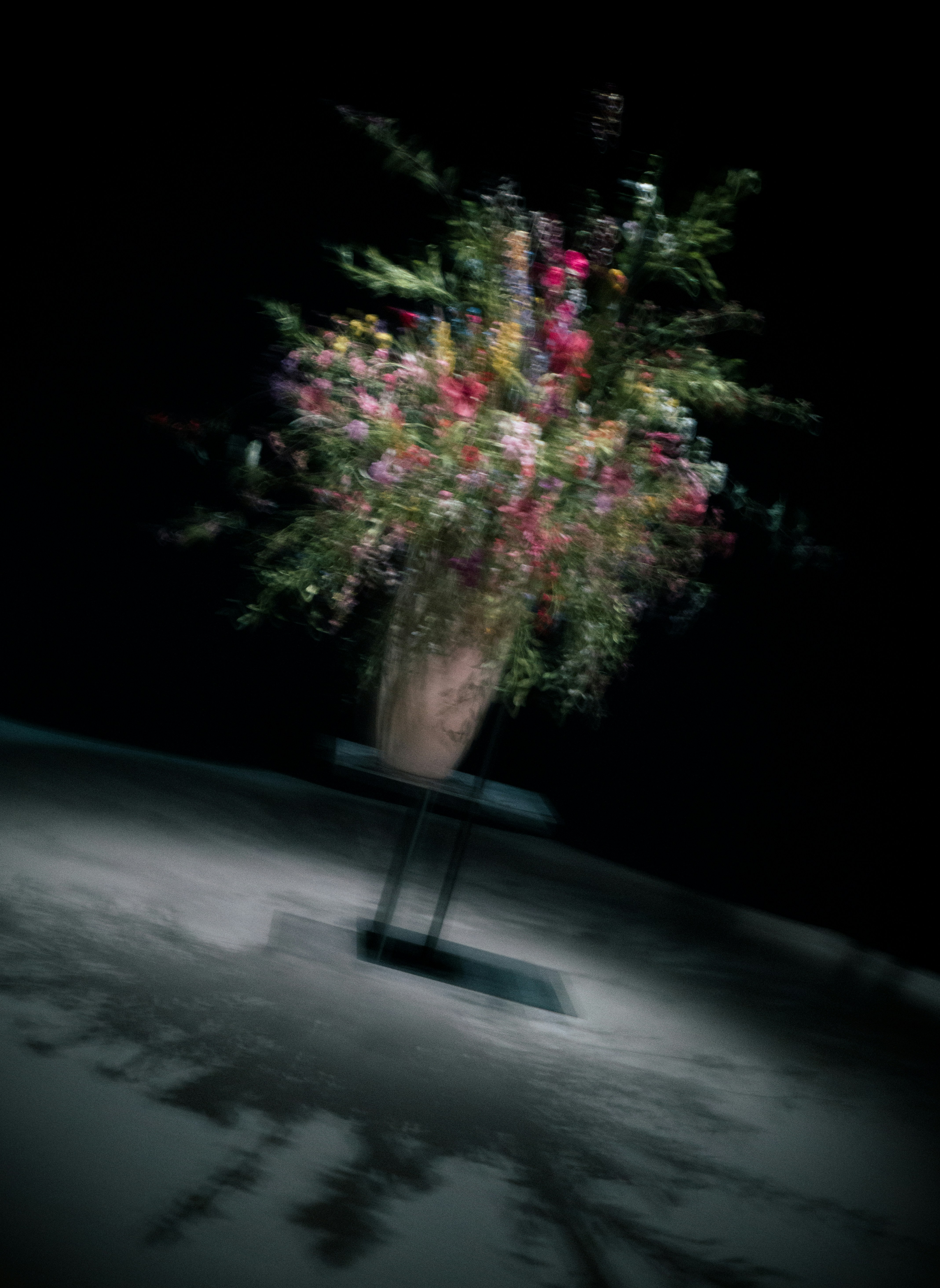 Blooming Lantern in a Midnight Studio