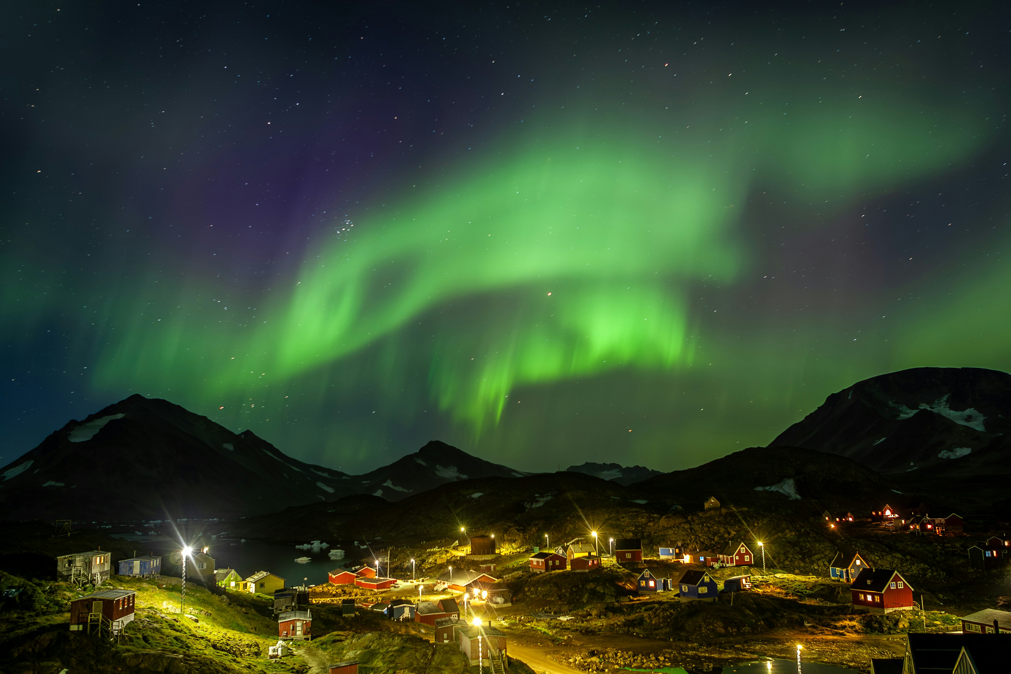 Northern Lights in East Greenland
