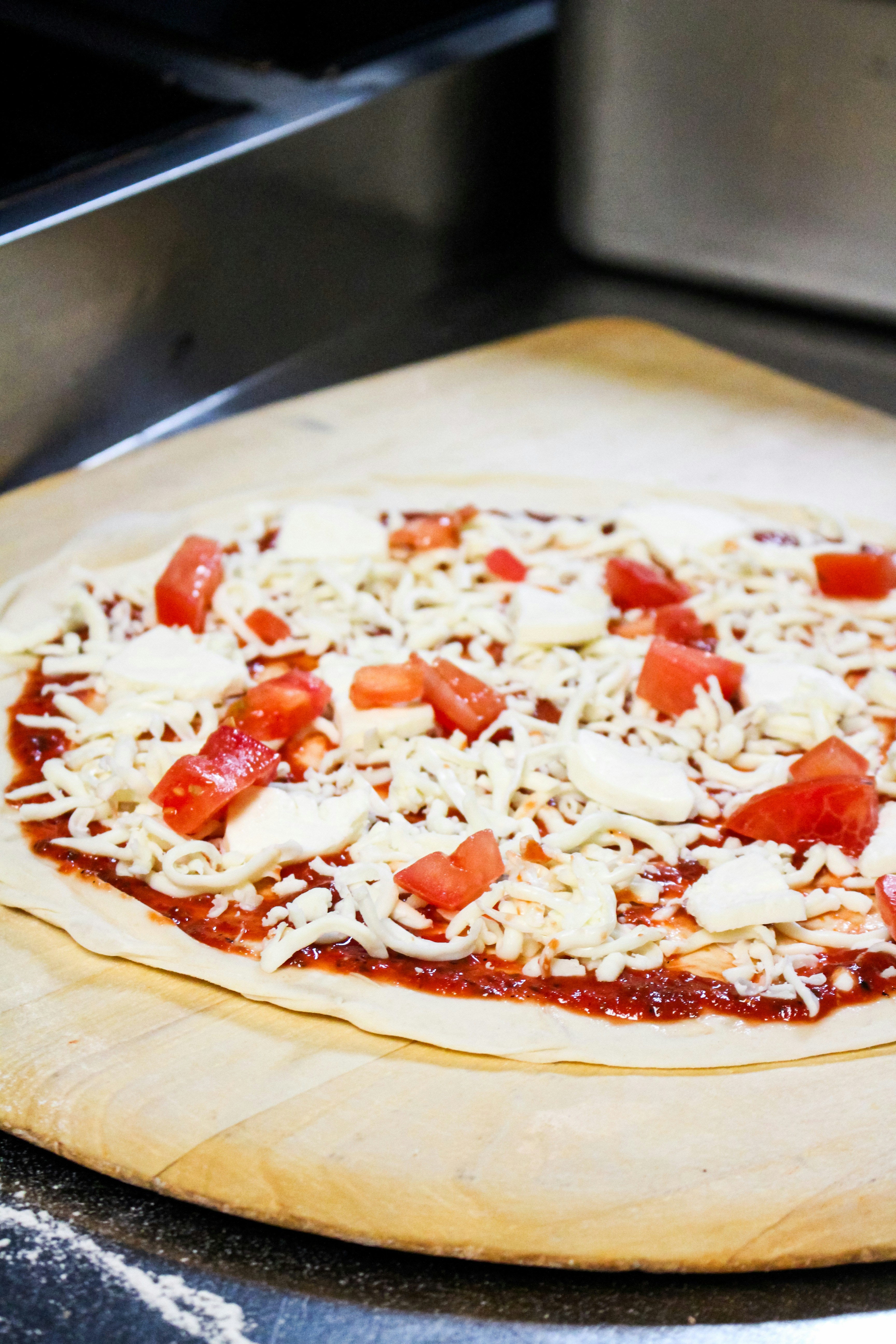 Pizza Night on a Floured Work Surface
