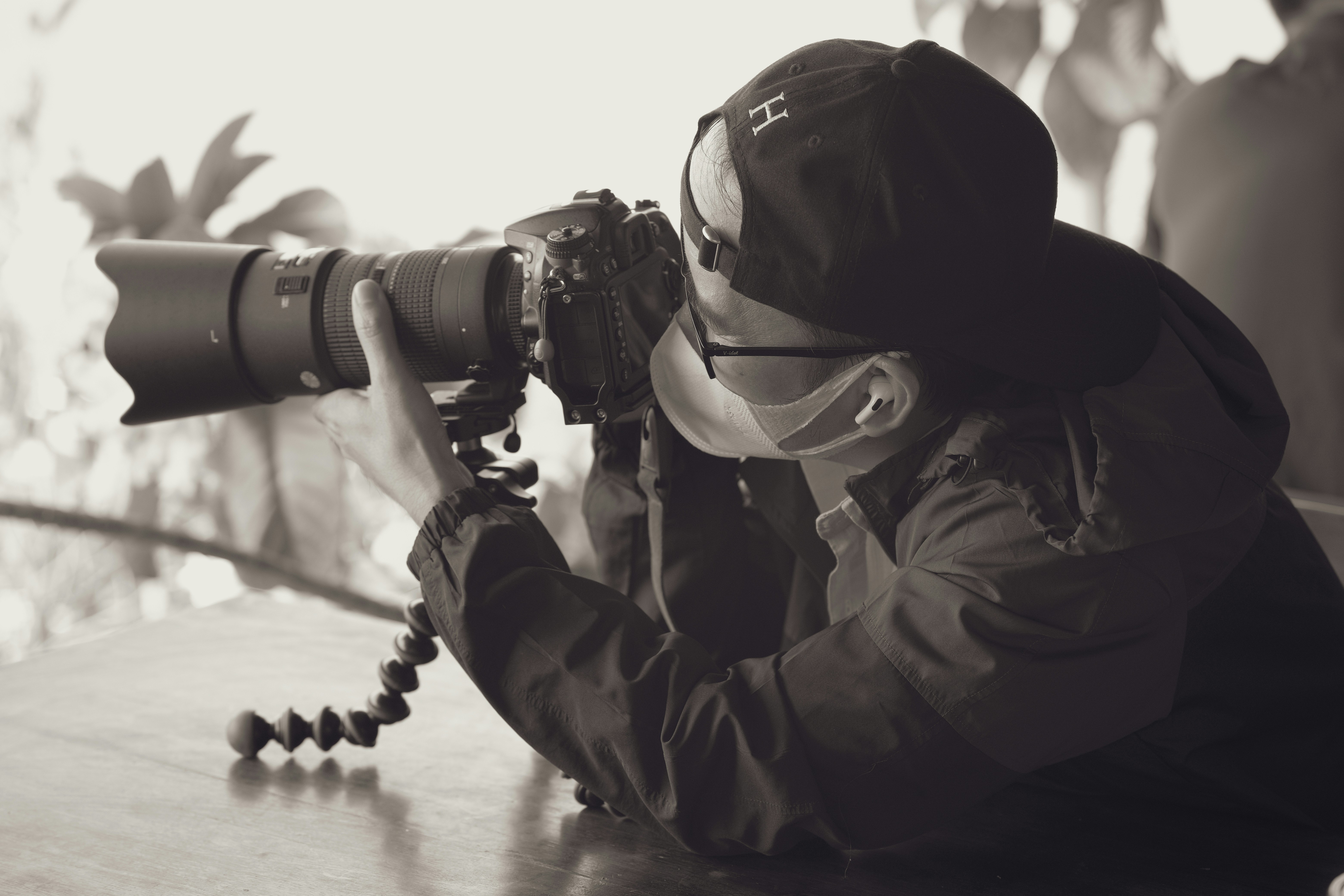 Focused Gaze: A Street Photographer In Action