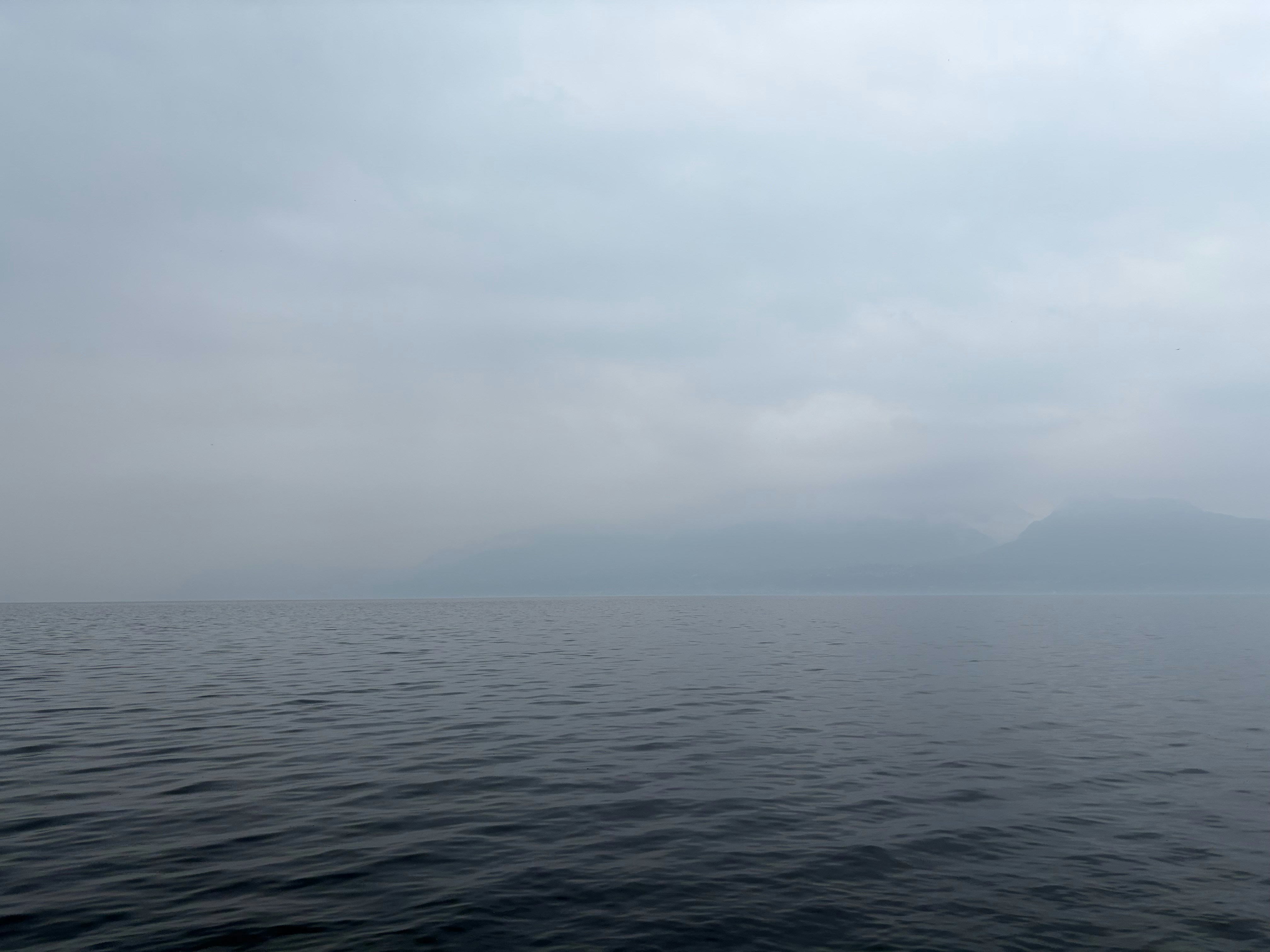 Horizon Quiet: Mist Over a Distant Sea