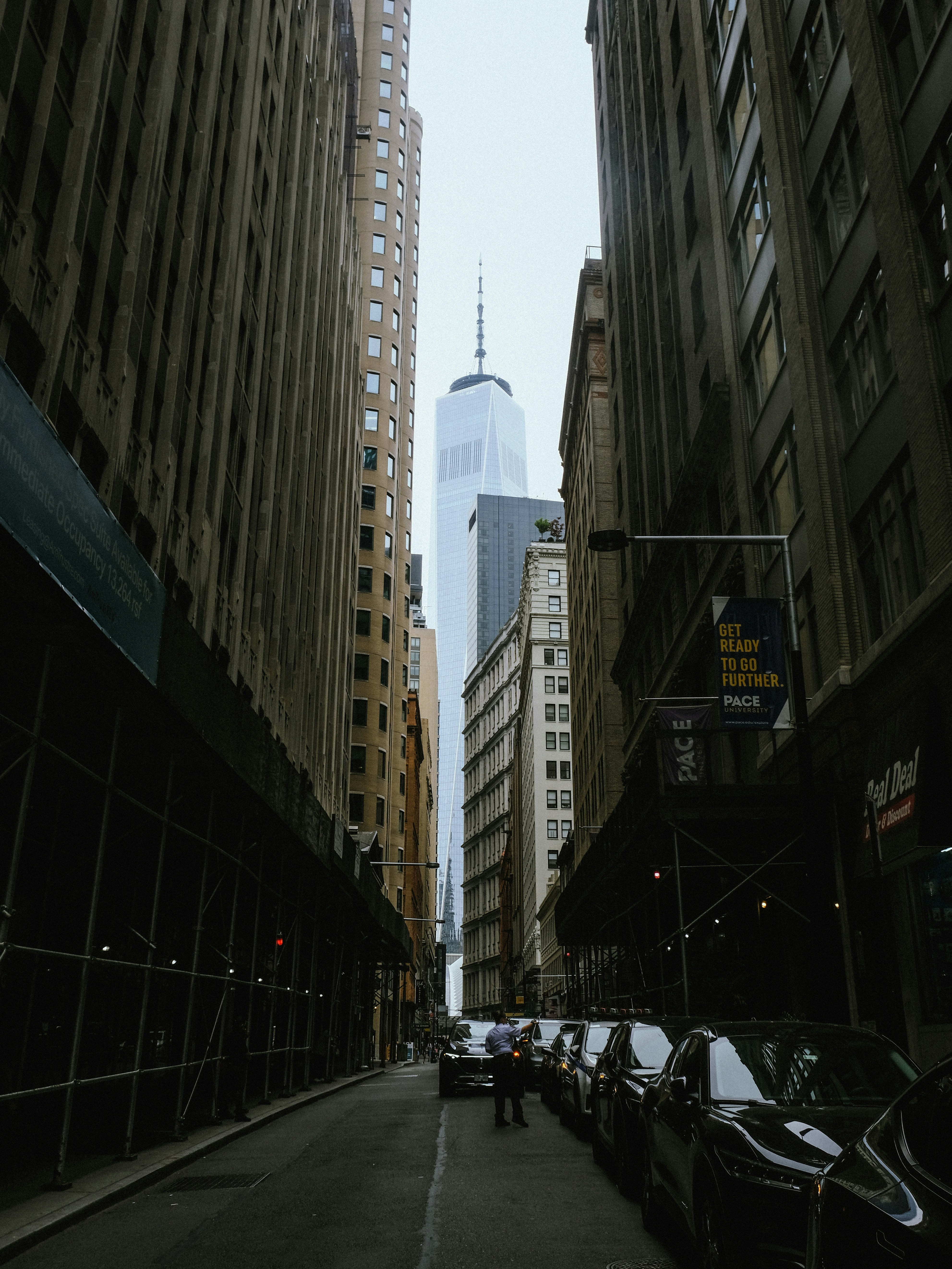 Urban Needle: One World Tower Reigns Above a Narrow Canyon