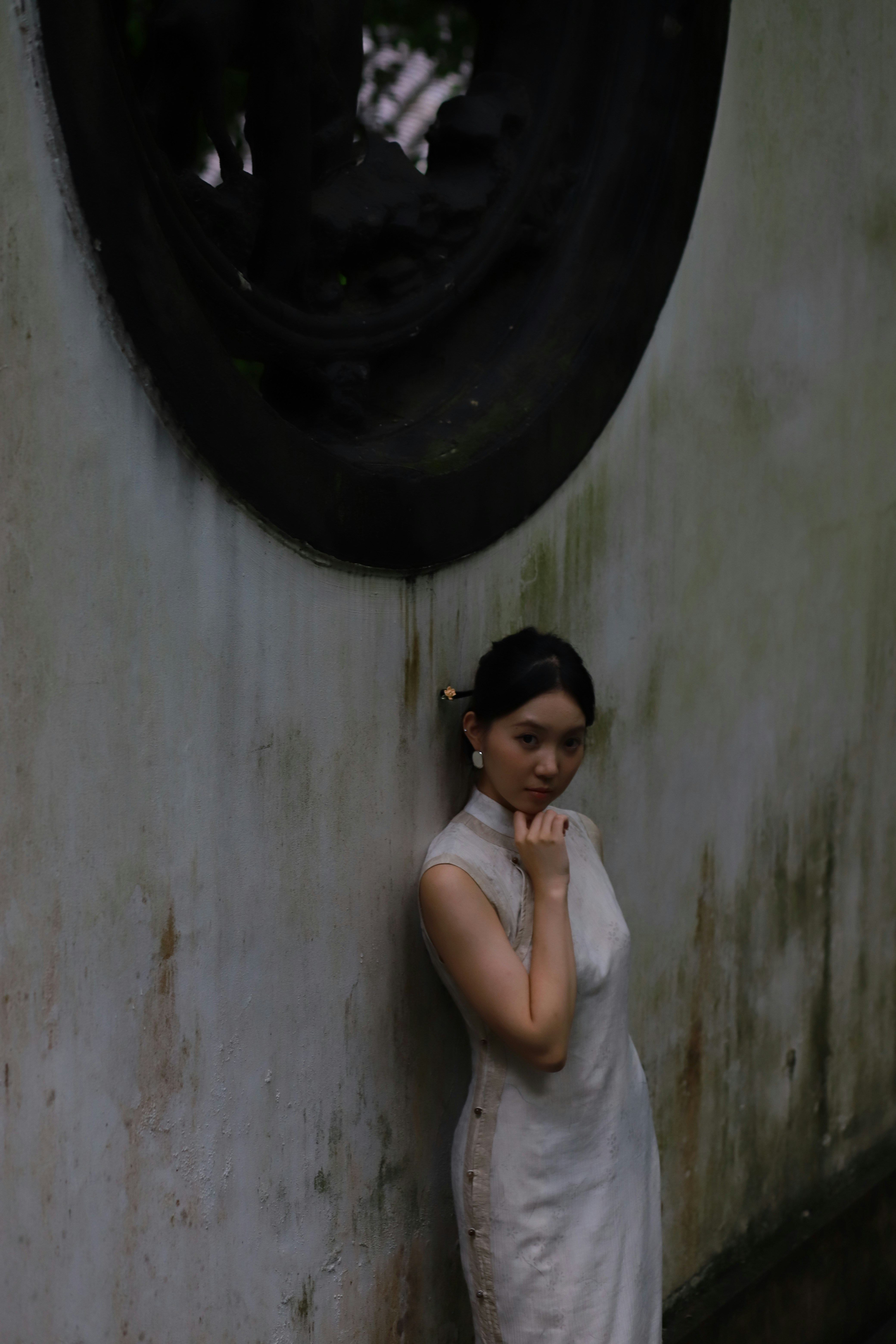 Quiet Contemplation by the Wall of Time