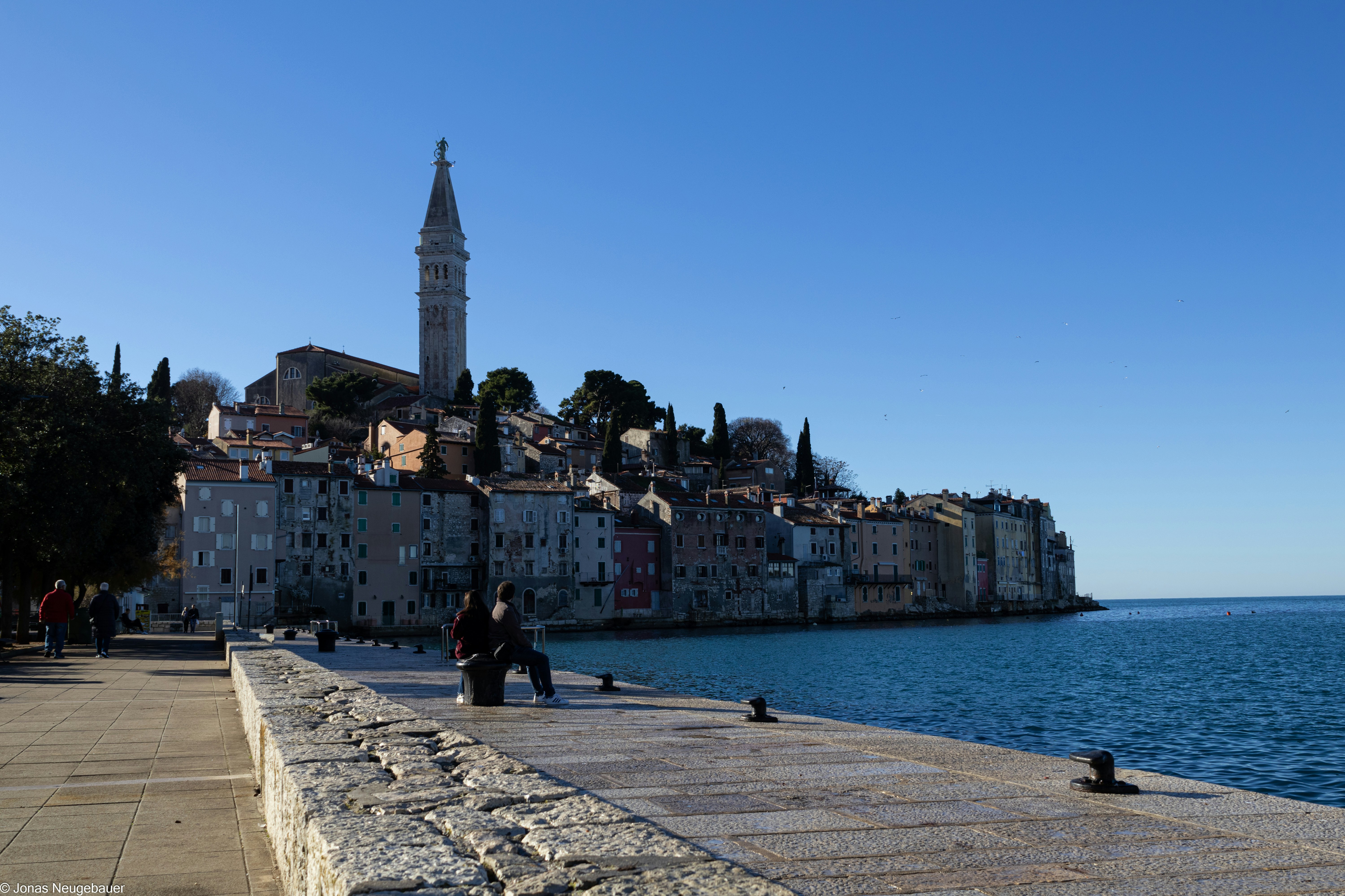 Harbor Promenade Toward the Tower