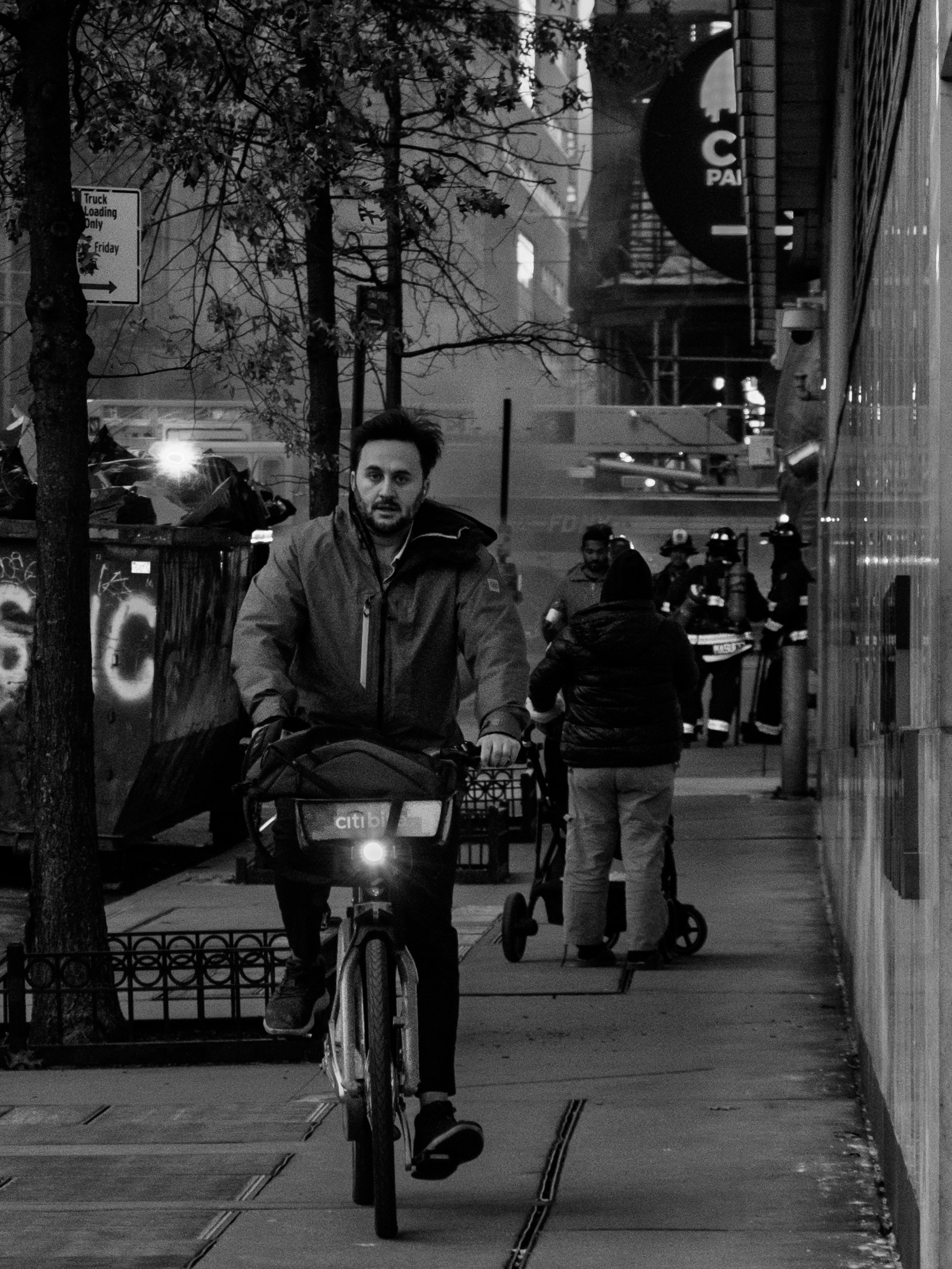 Rider in Focus: A Night Ride Through the City