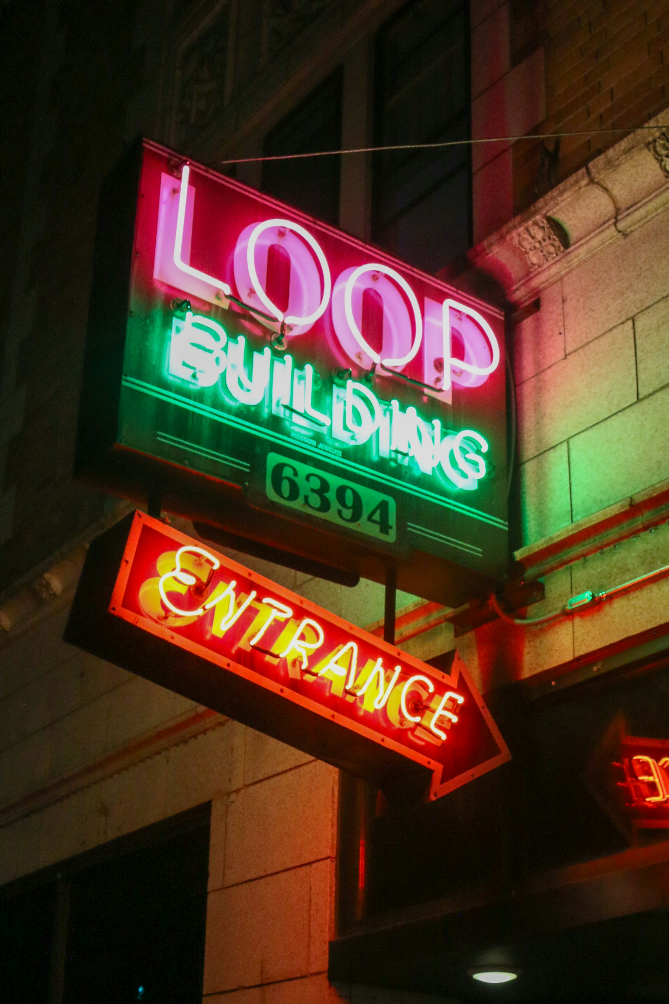 Neon Signage in Night Bustle