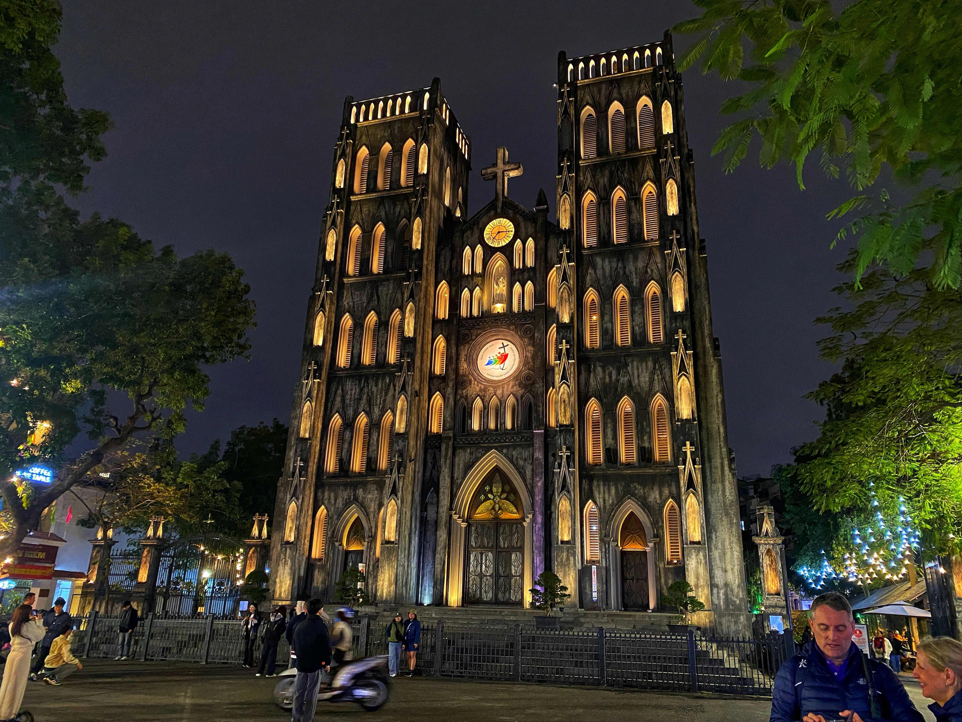 Evening Light on the Gothic Basilica