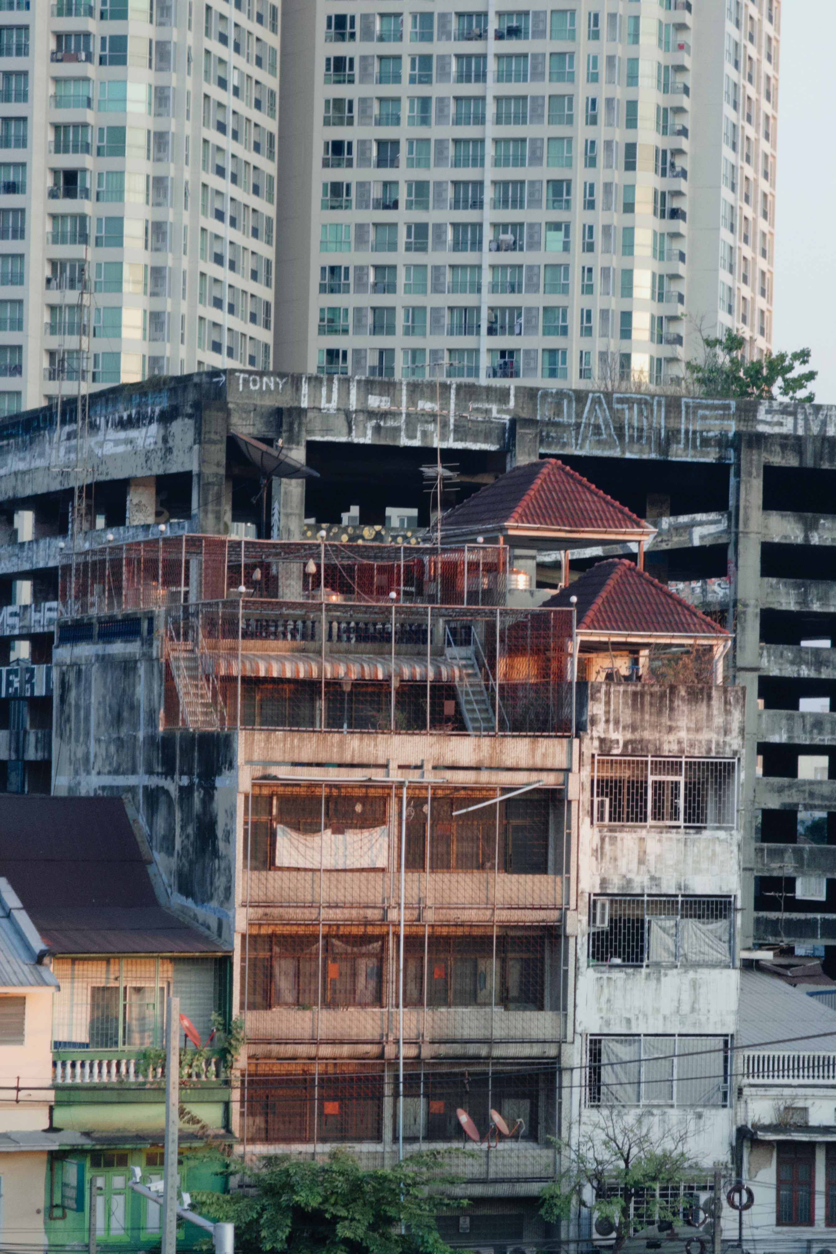 Rising Between Concrete: A Blueprinted City Stack