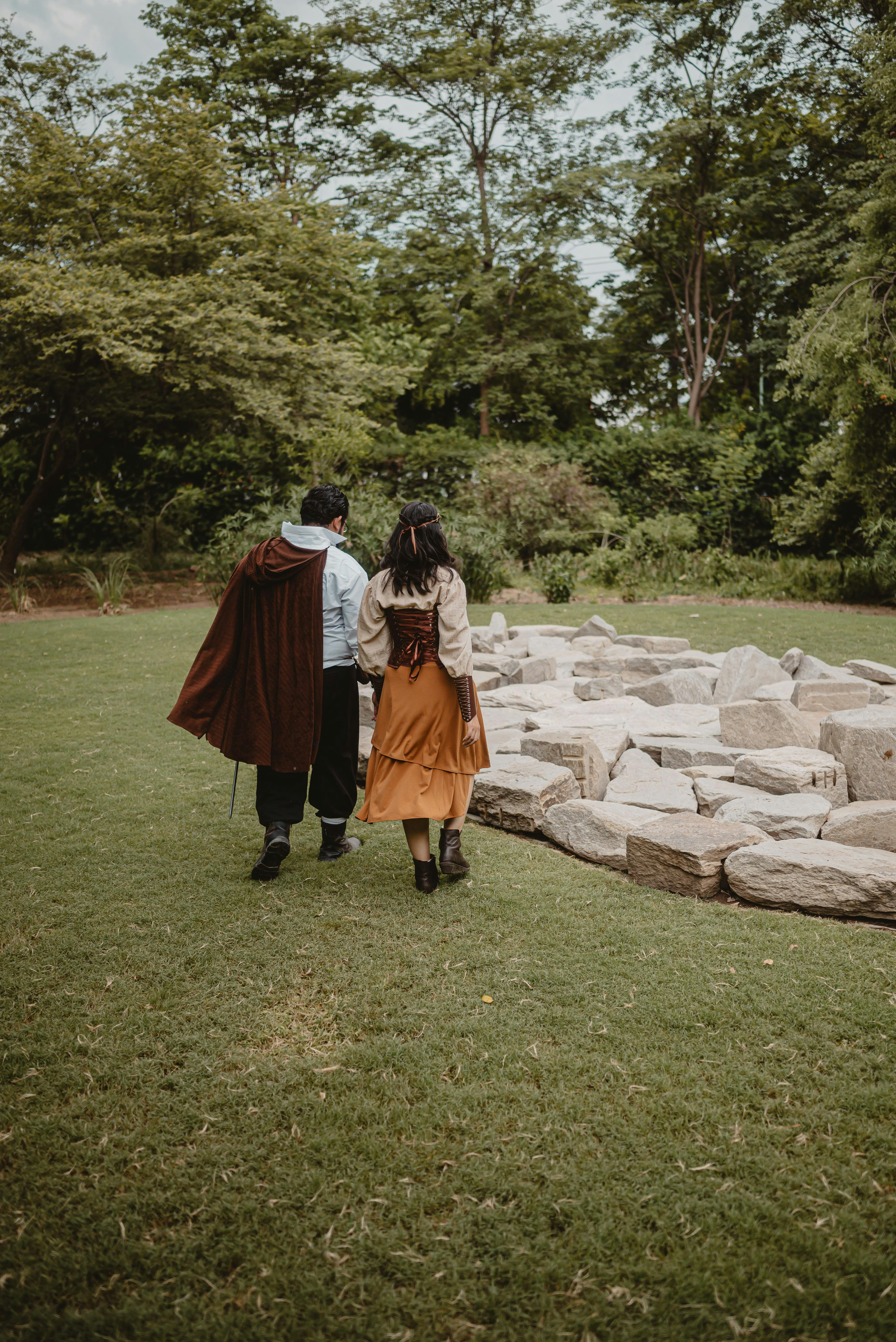 Together on the Path: A Couple in Momentary Quiet