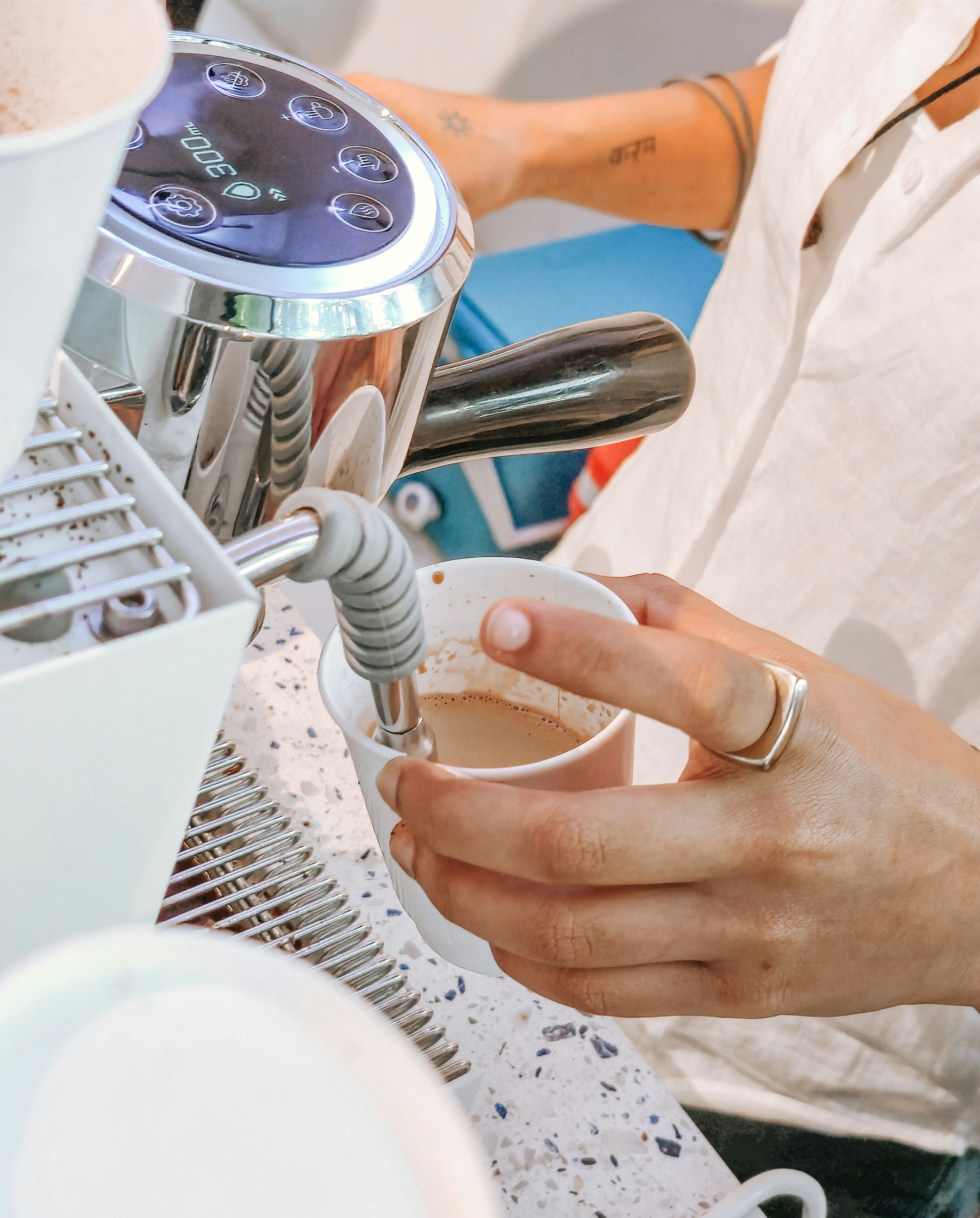 Barista Ritual: Creamy Espresso Meets Artful Steam