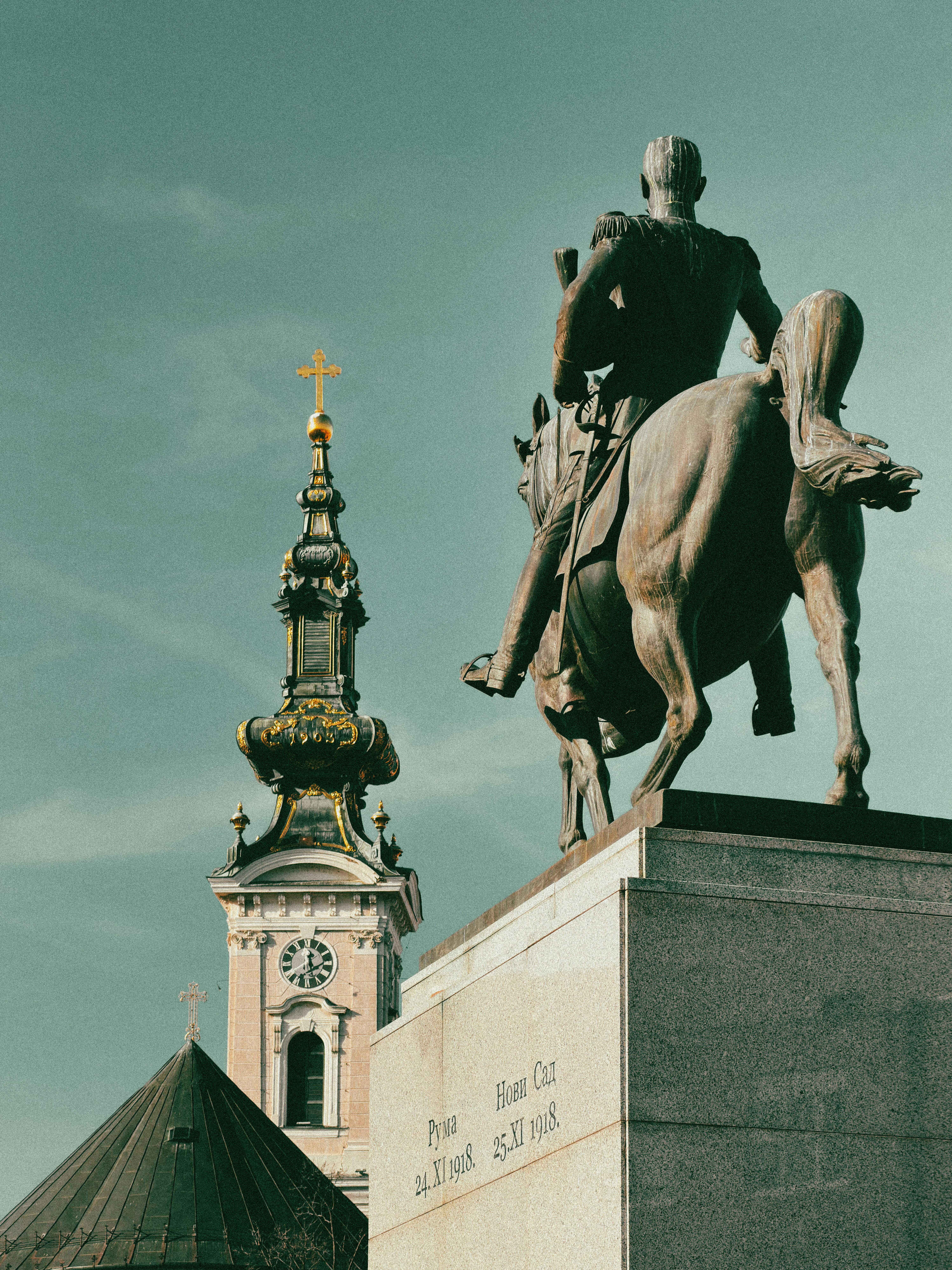 Equestrian Majesty Against a Turquoise Sky