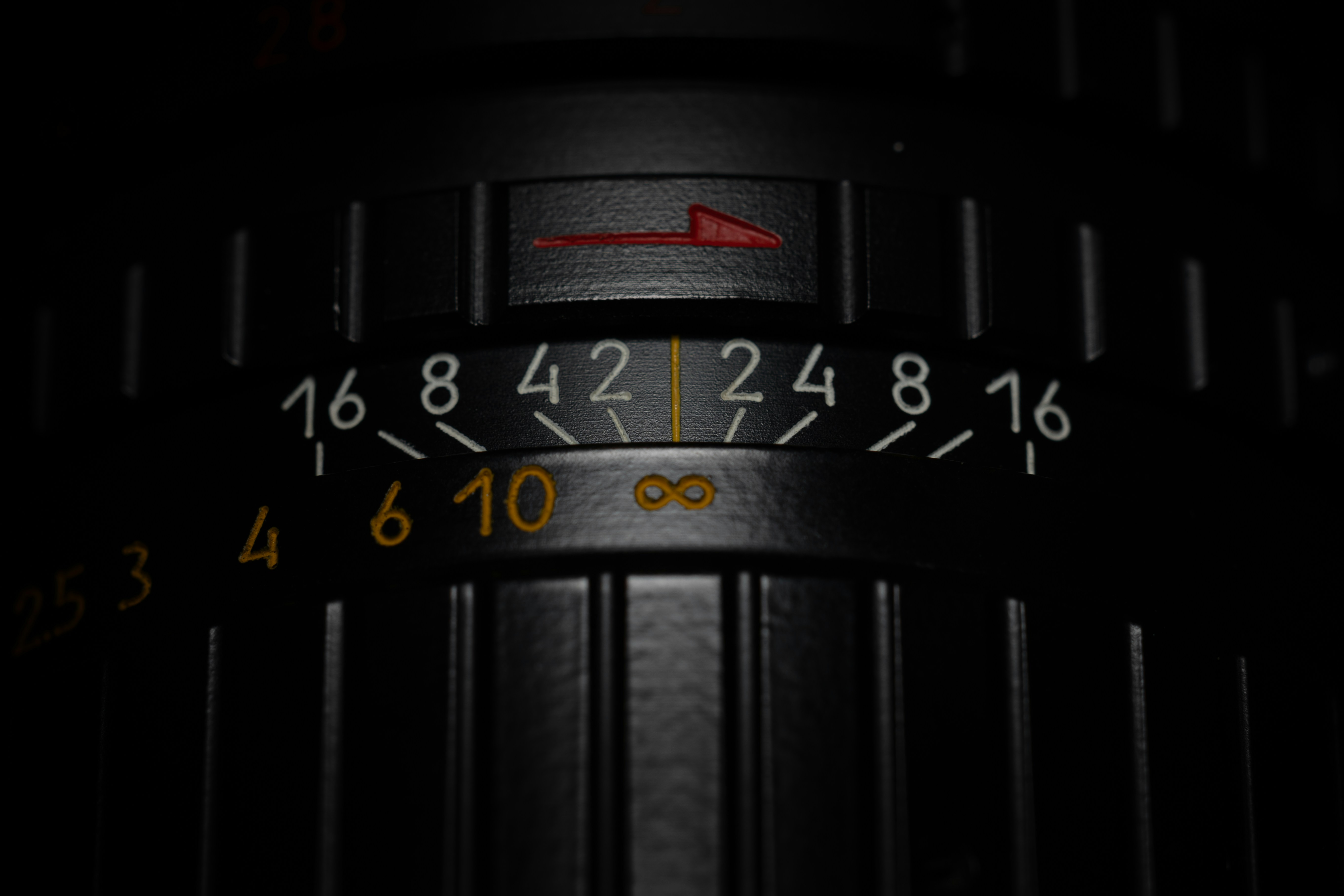 Infinity in Focus: A Close-Up of the Lens Scale