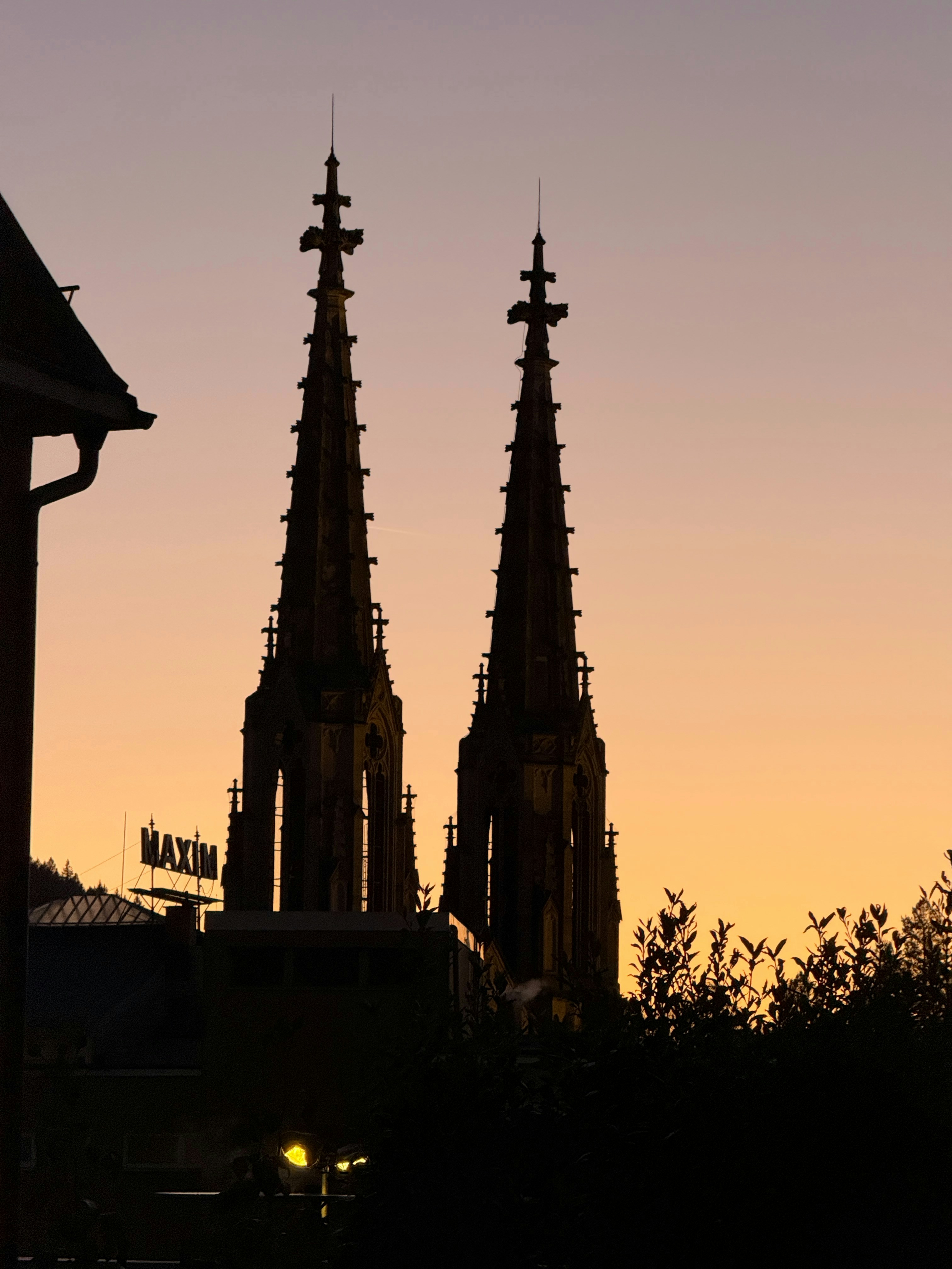 Twin Spires at Golden Hour