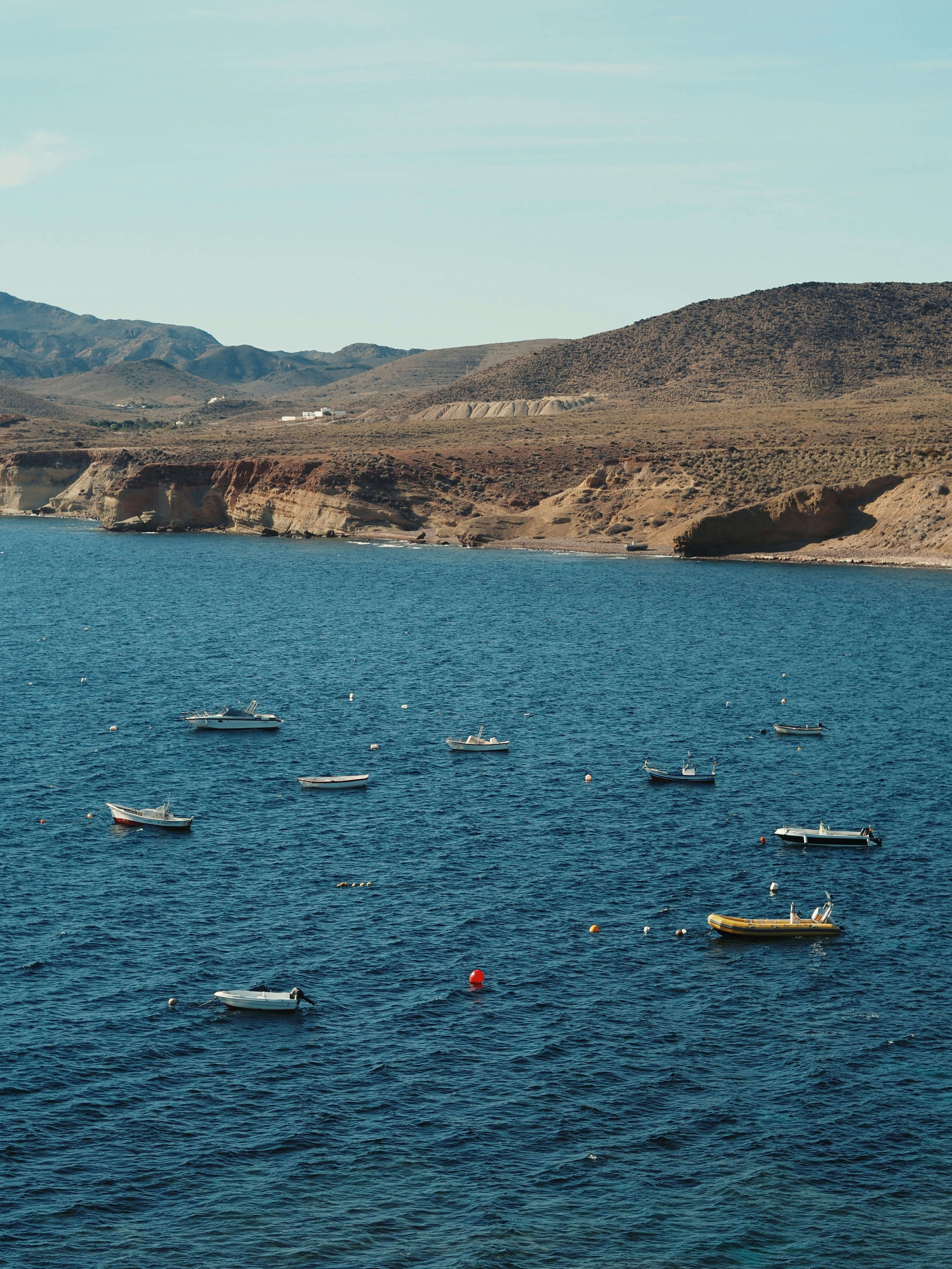 Quiet Harbor Beneath Coastal Hills