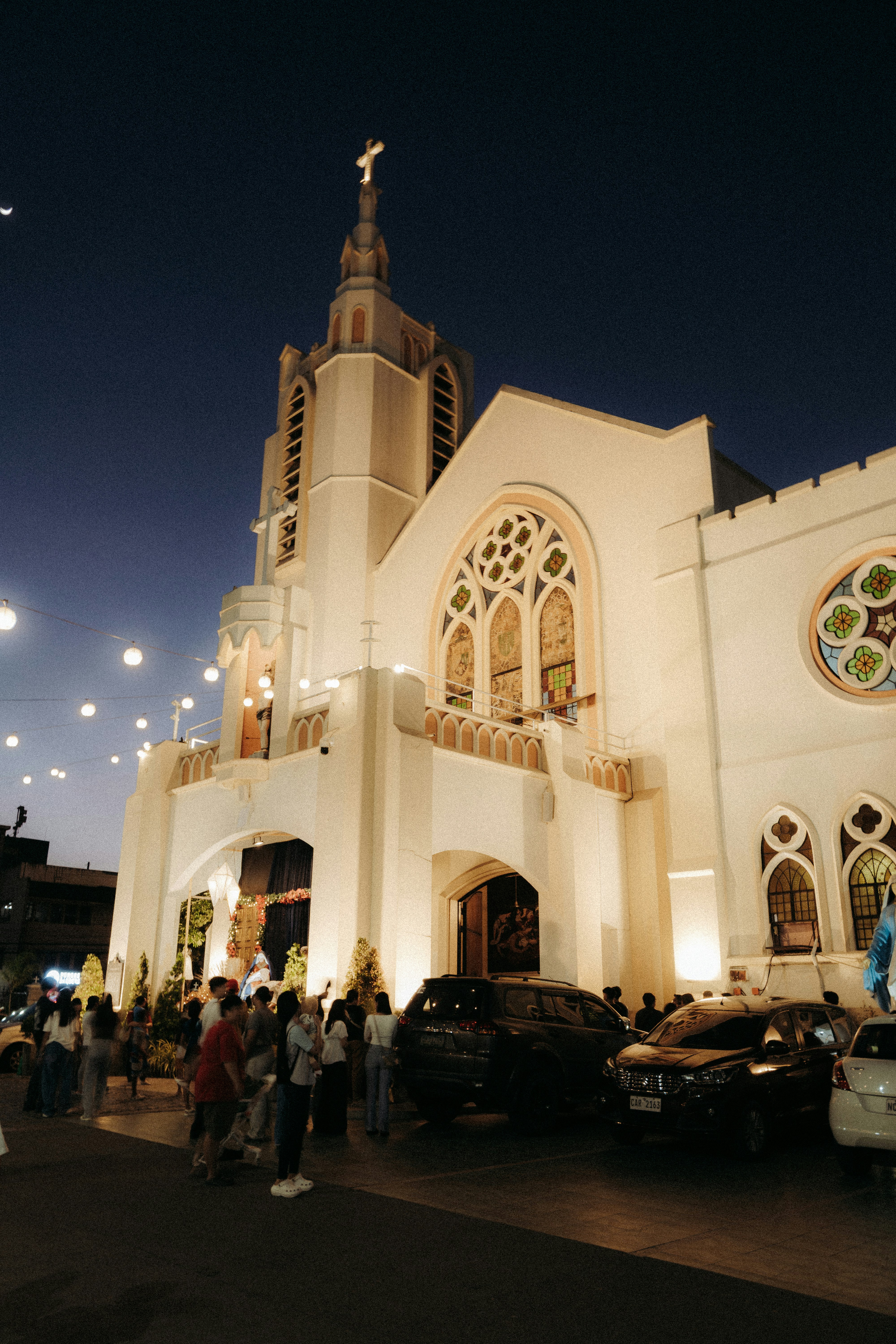 Evening Revelry at the Lantern-Glow Church