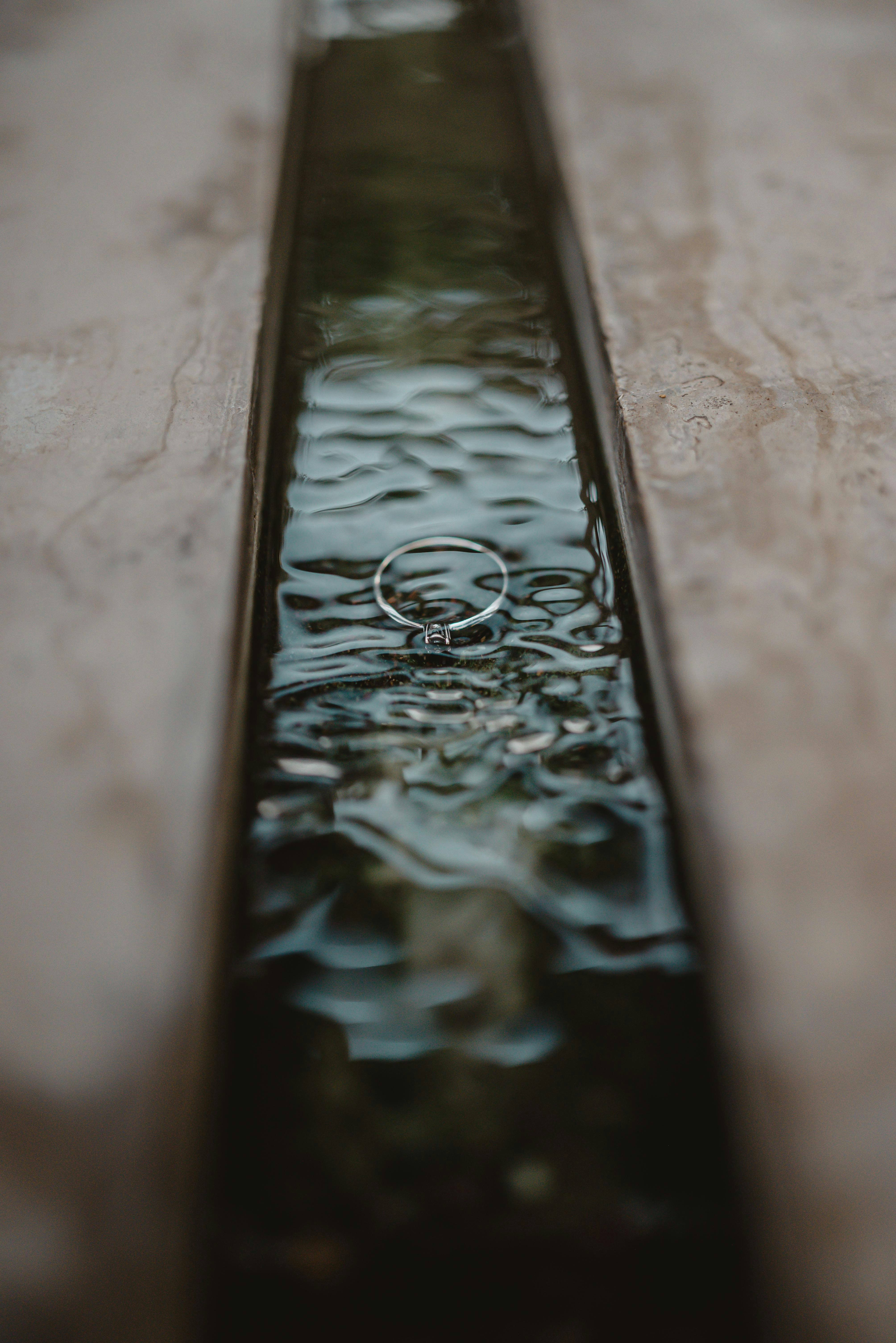 The Ring in the Waterfall: a Quiet Moment Between Stone Channels
