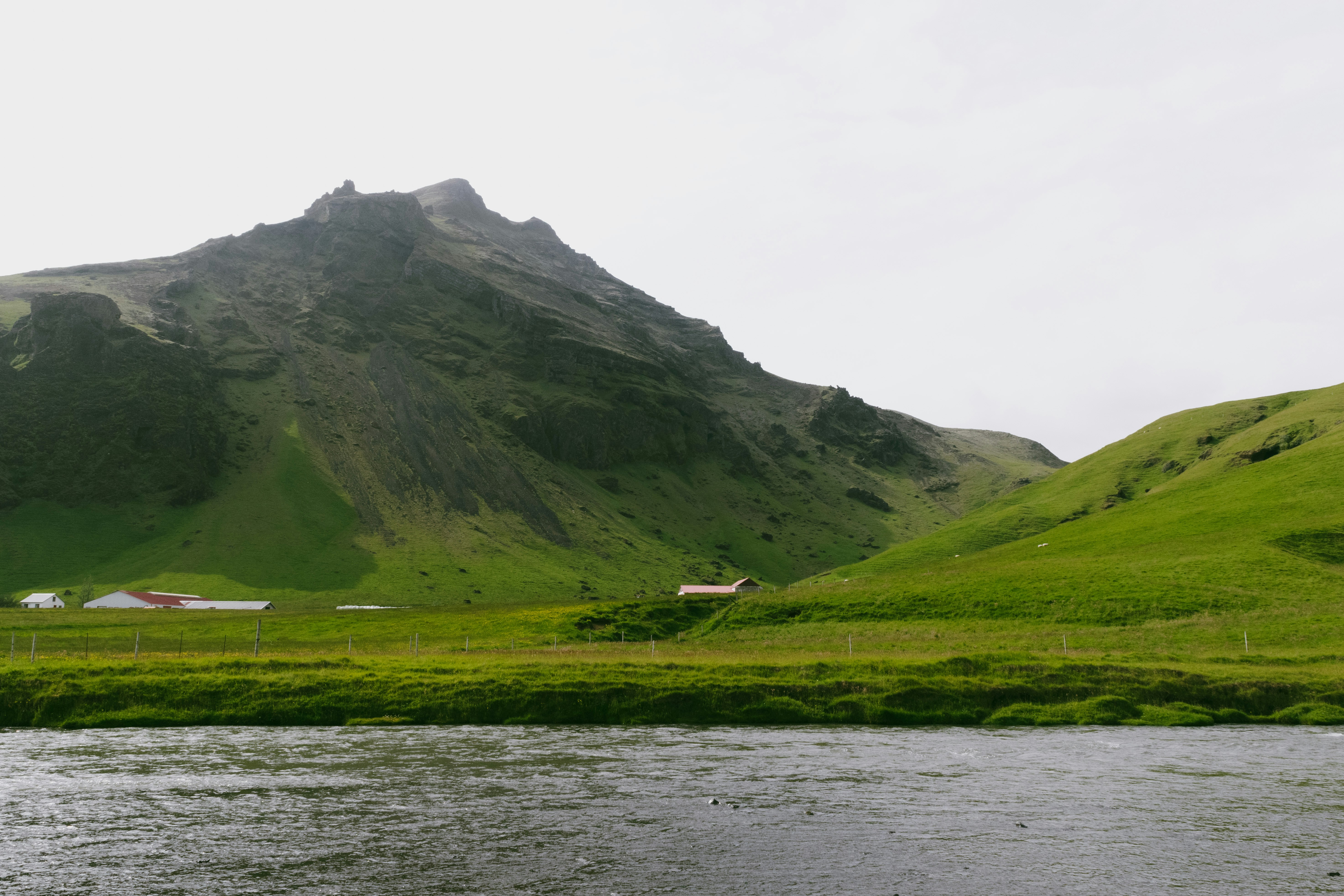 Green Ridge Beneath a Quiet Peak