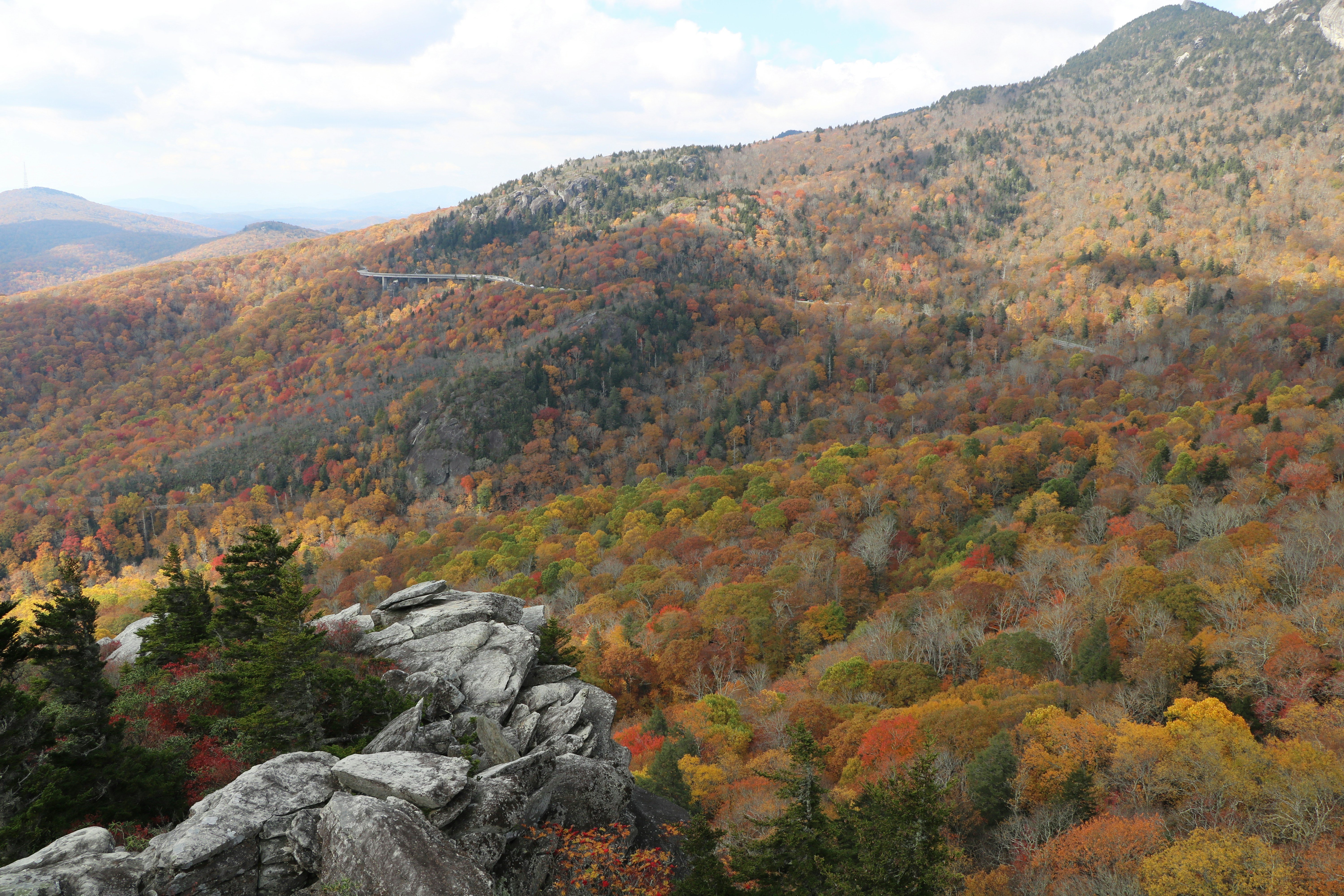 Autumn Ridge from the Rock Outcrop