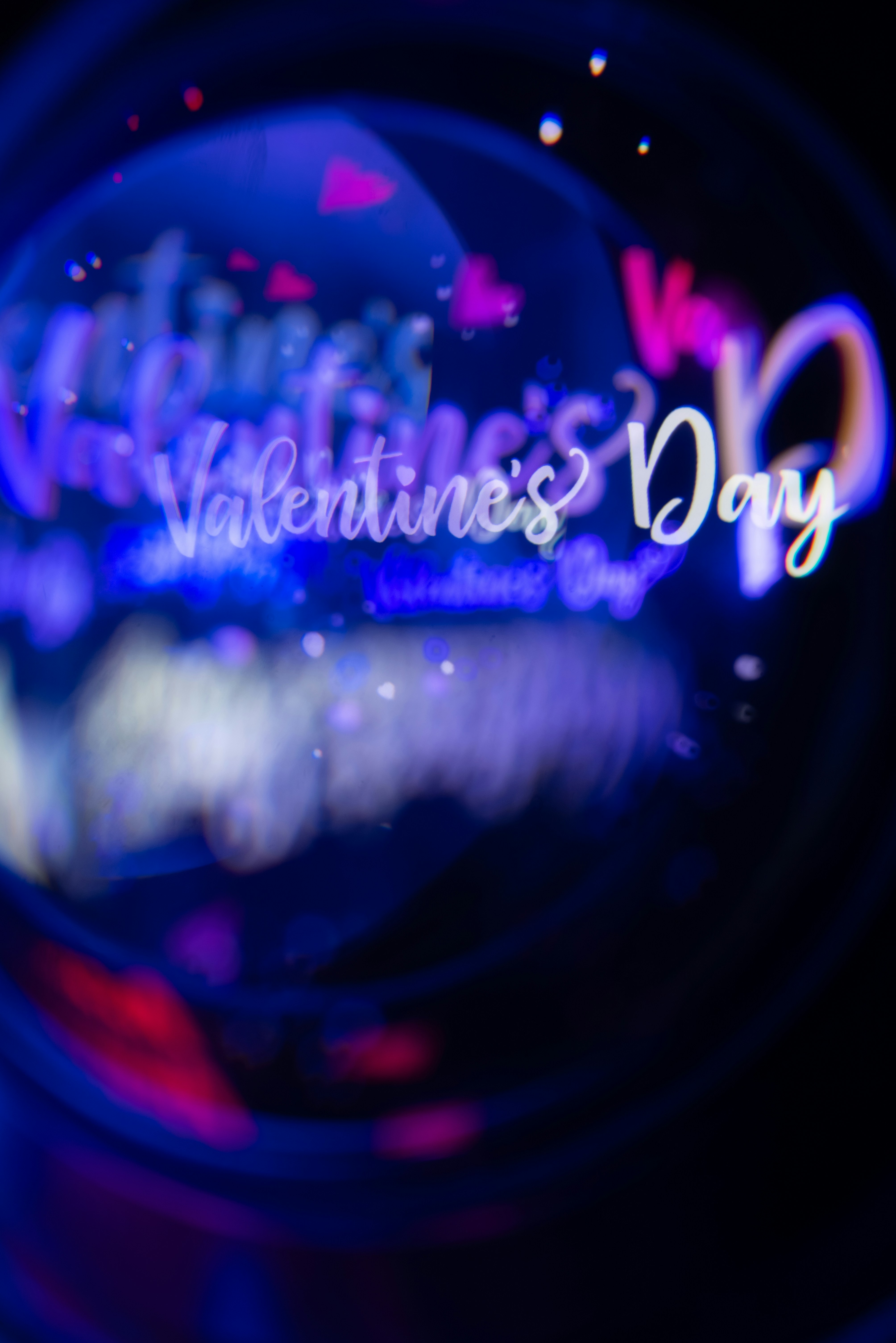 Neon Valentine: Reflections Through a Glass Lens