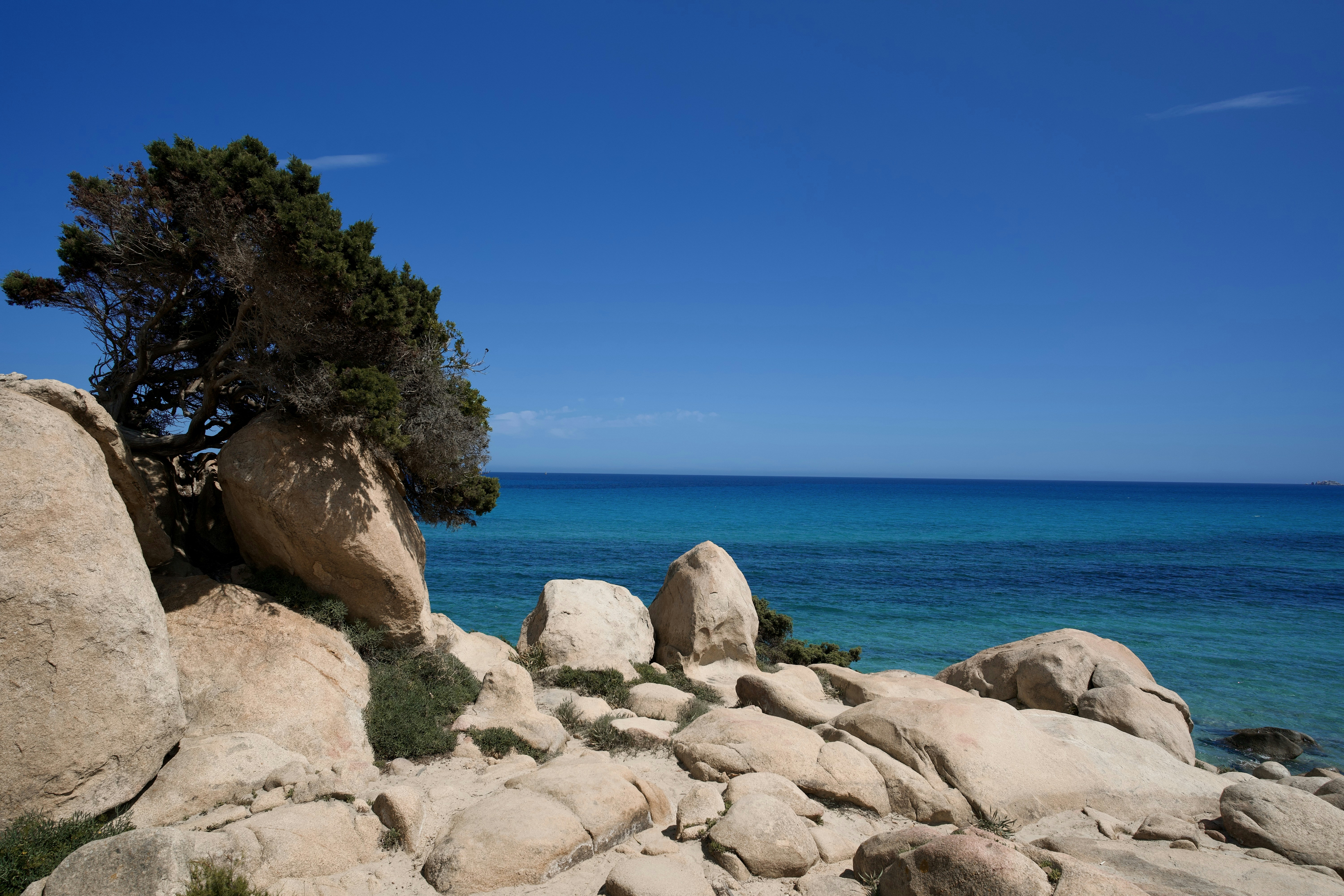 Coastal Boulders Meet the Immovable Sea