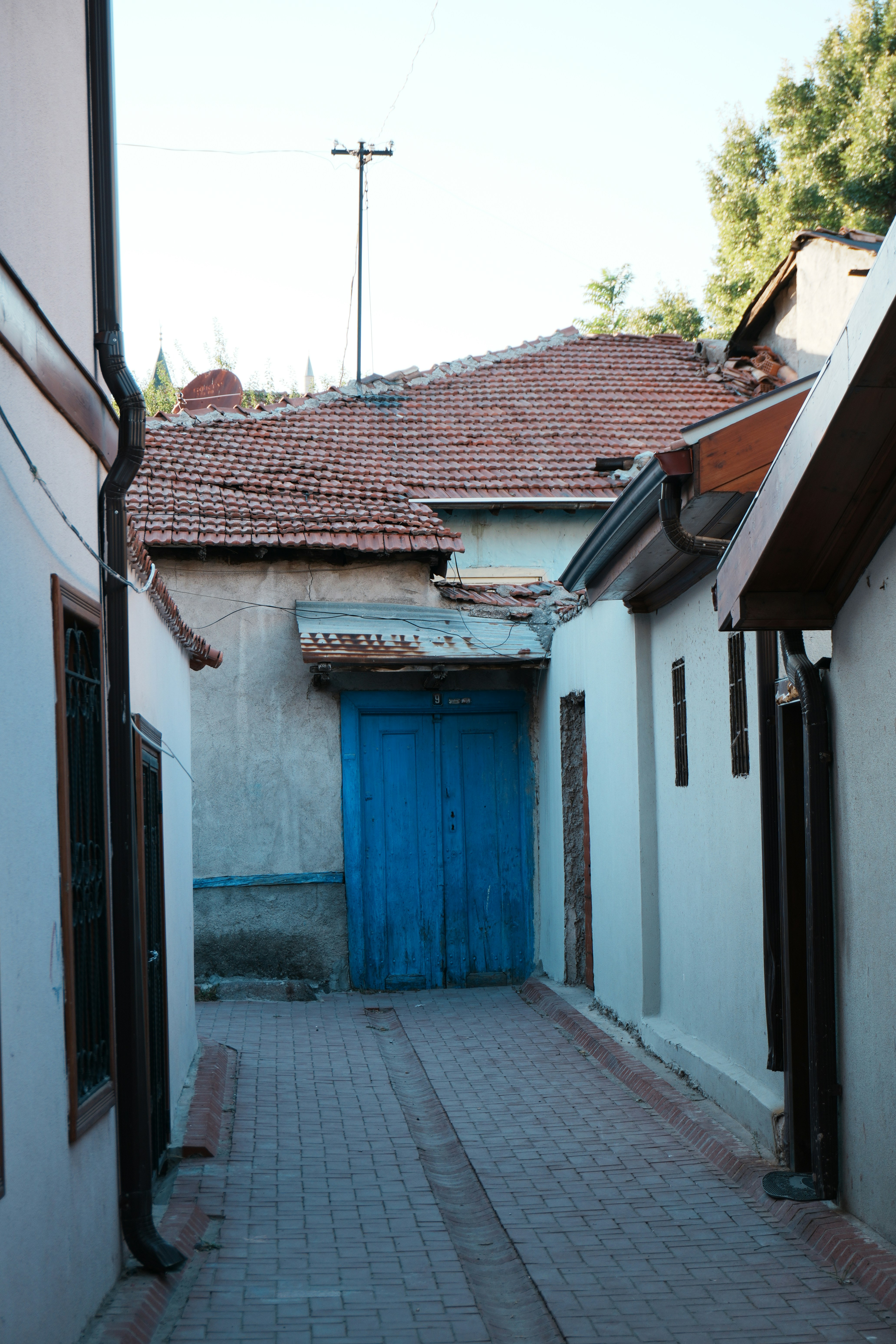 Blue Door at the End of the Alley