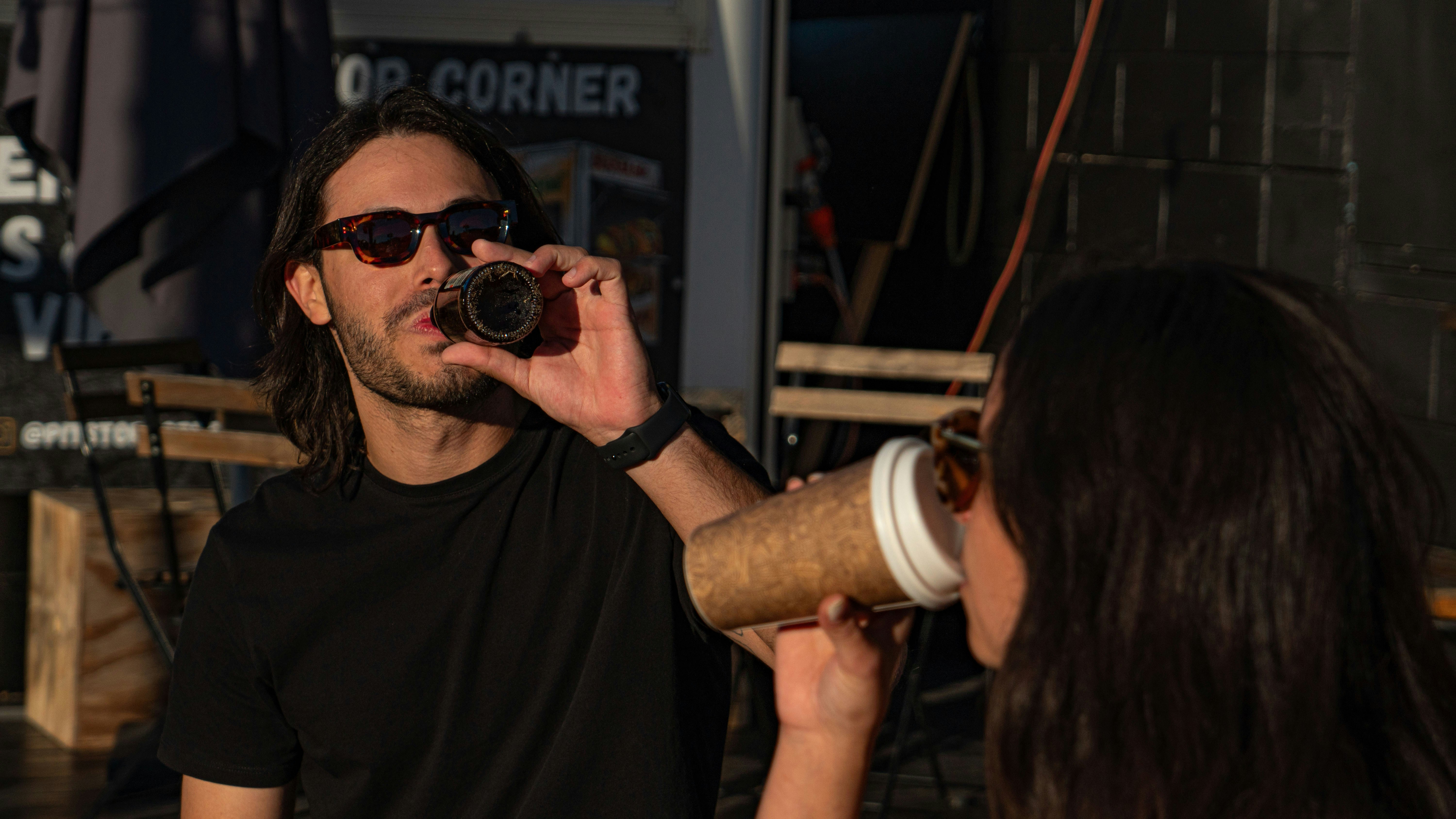 Chronicling a Quiet Moment: A Street-Style Interview in Shaded Light