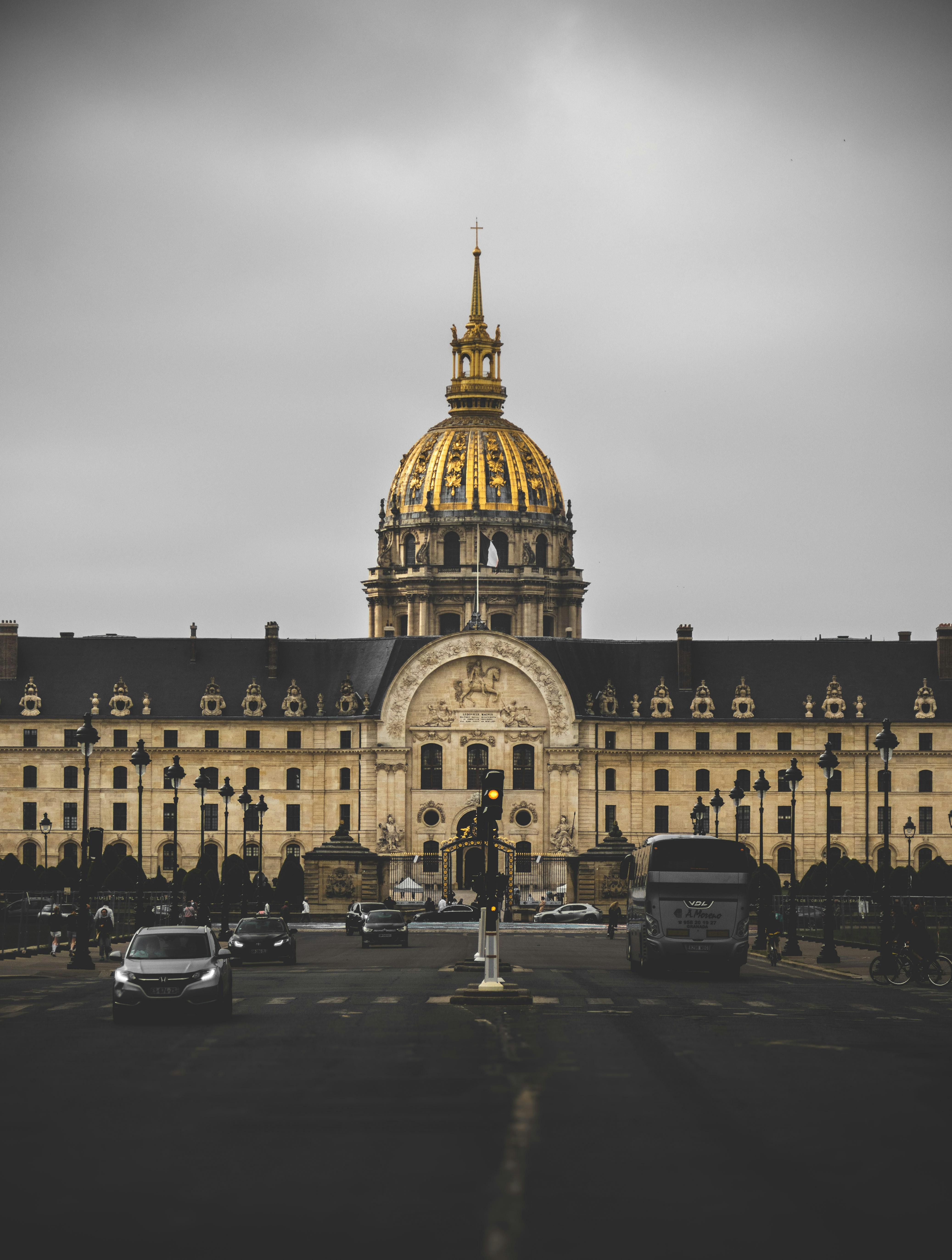 Dome of a City Cathedral Stirred by Evening Light