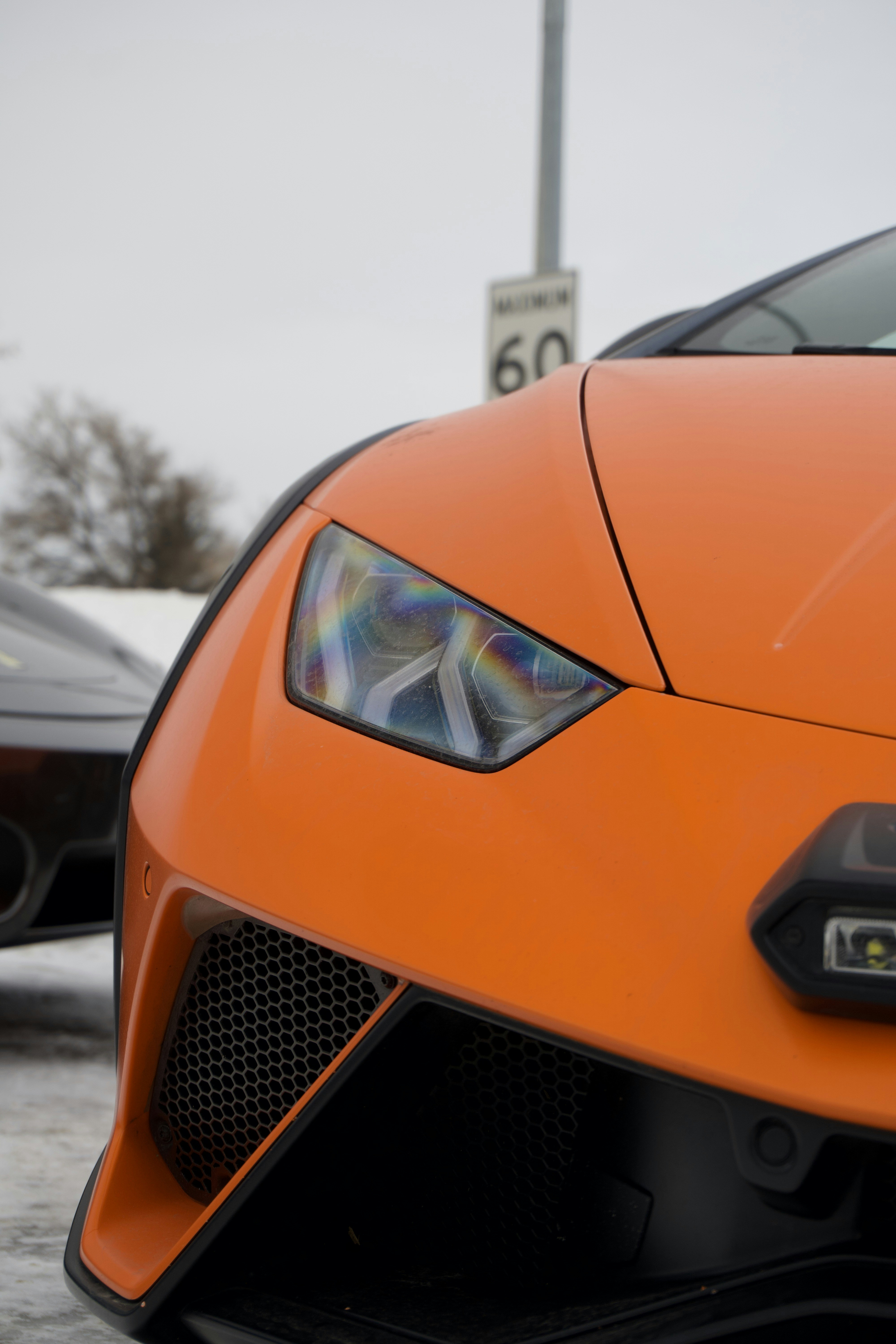 Orange Velocity: The Front Quarter of a Squared-Off Beast