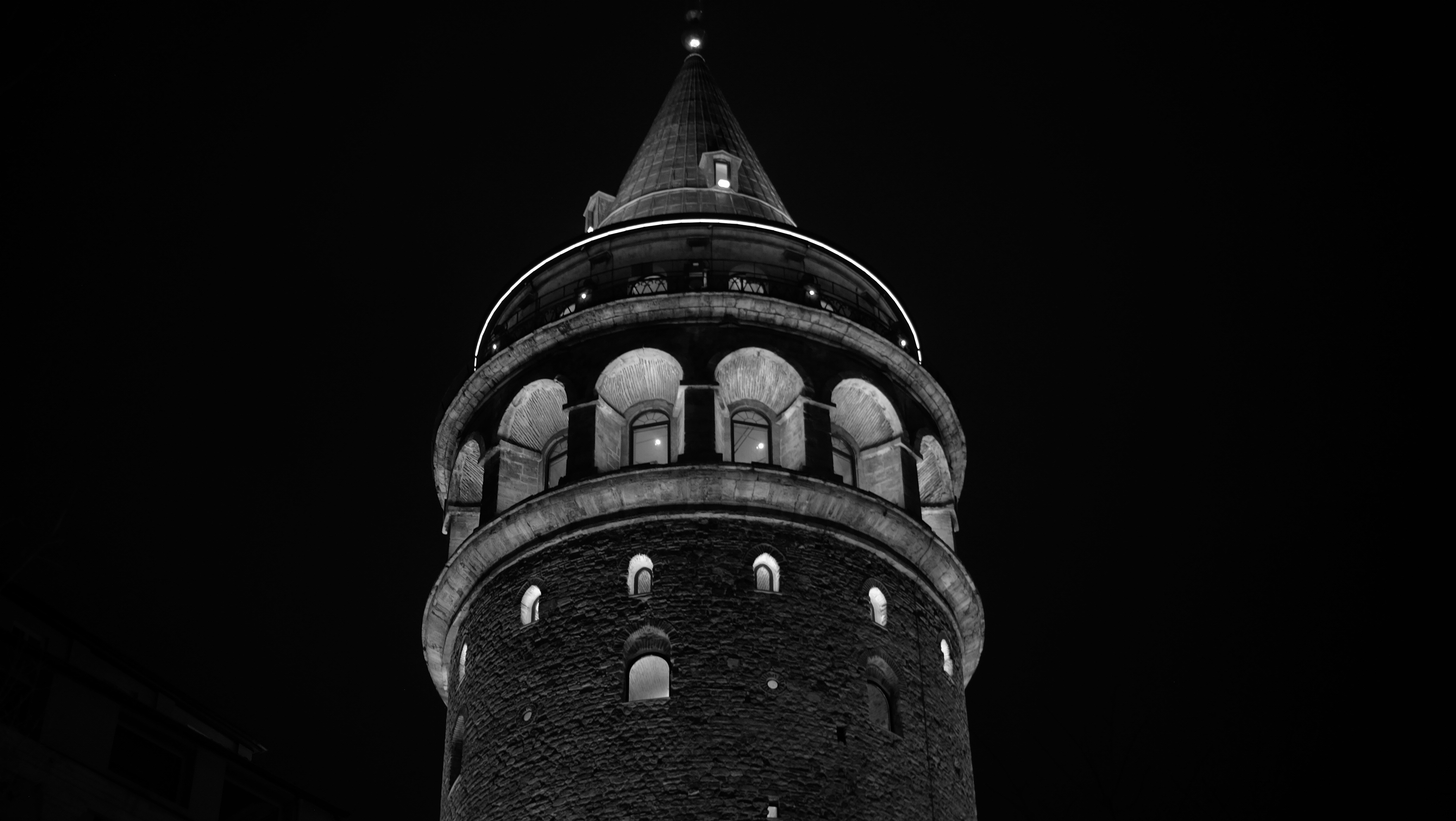 Midnight Sentinel: A Tower Rising from Shadows