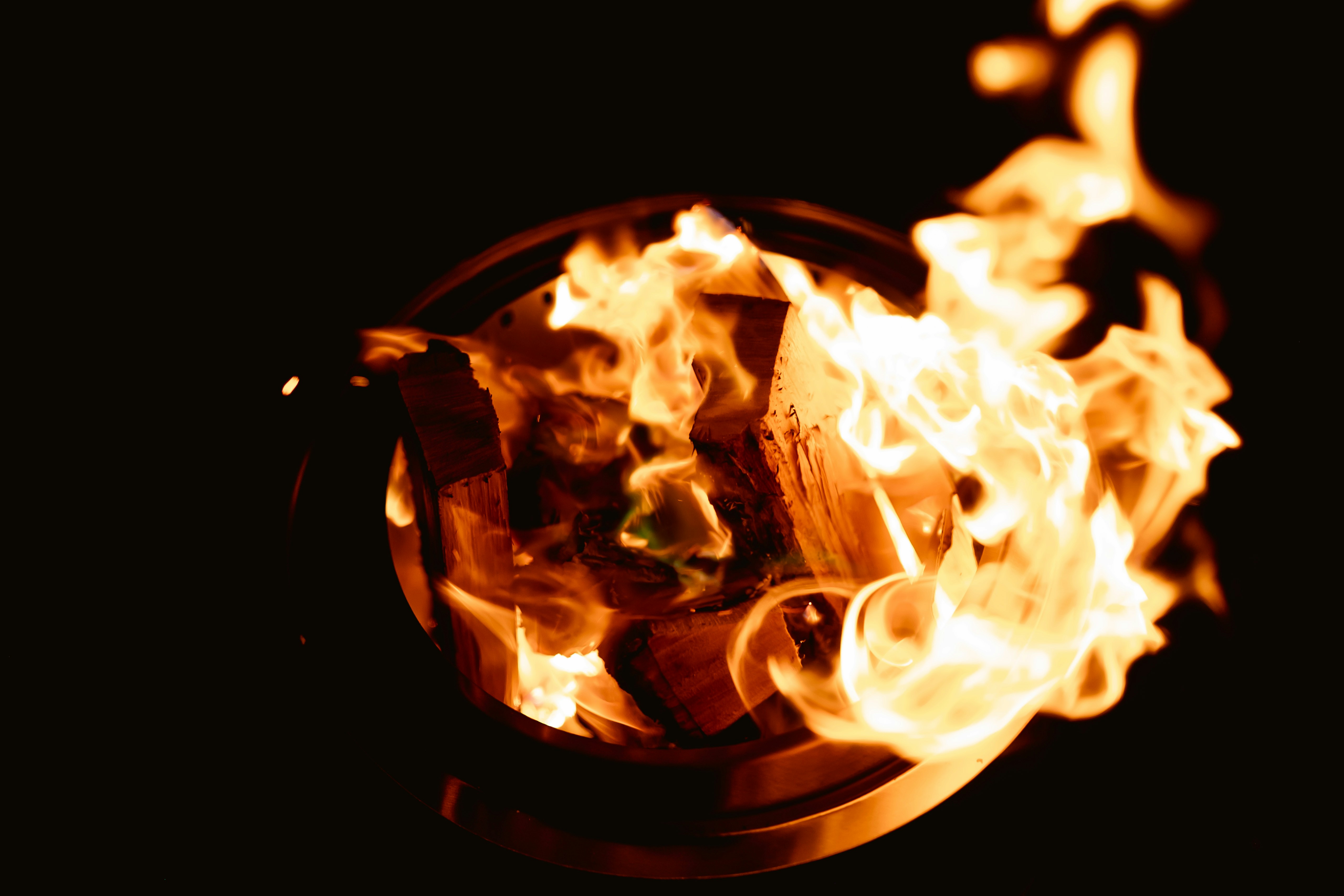Flames Encircling a Dark Vessel: Central Inferno