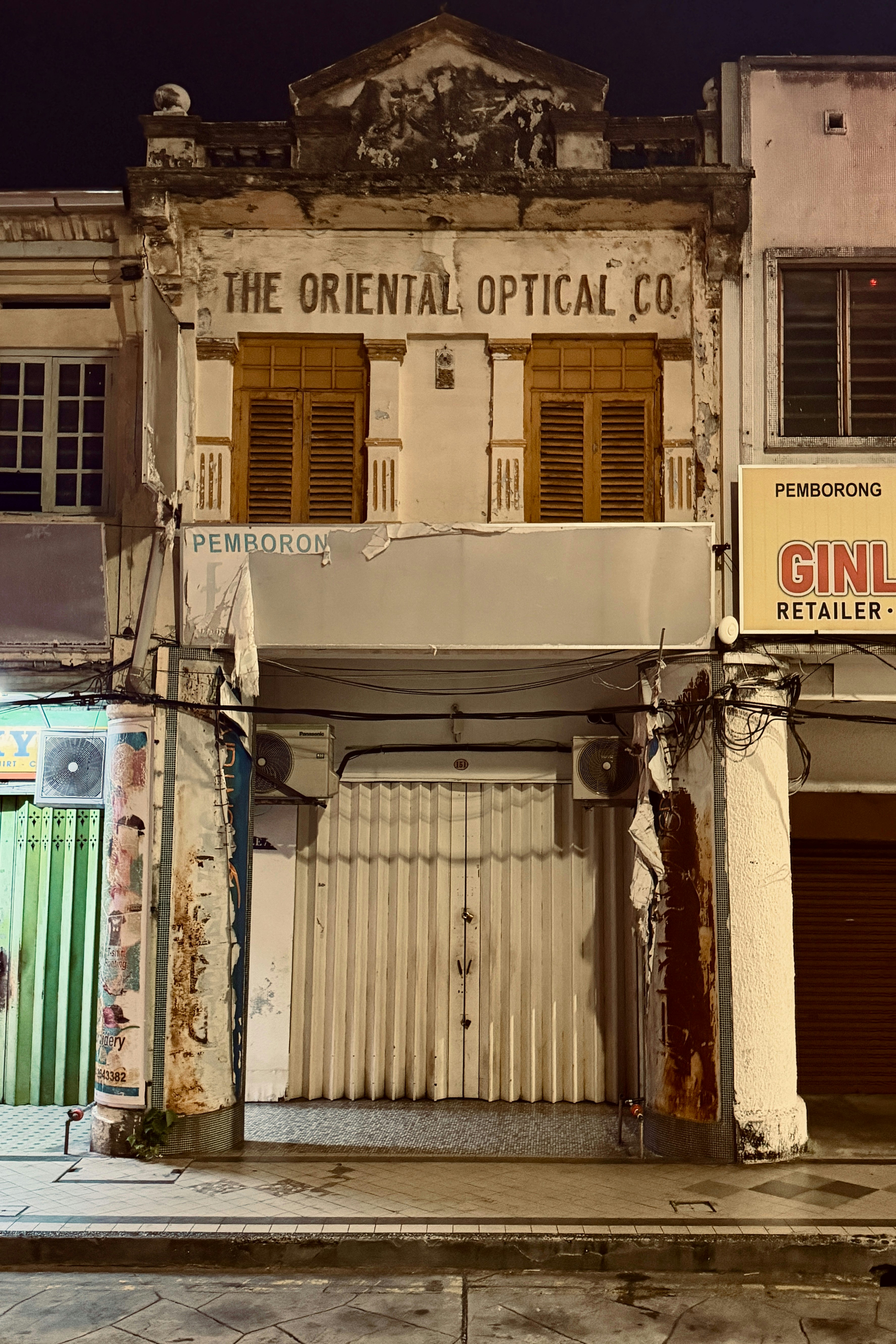 Old Shopfront with Shuttered Gables