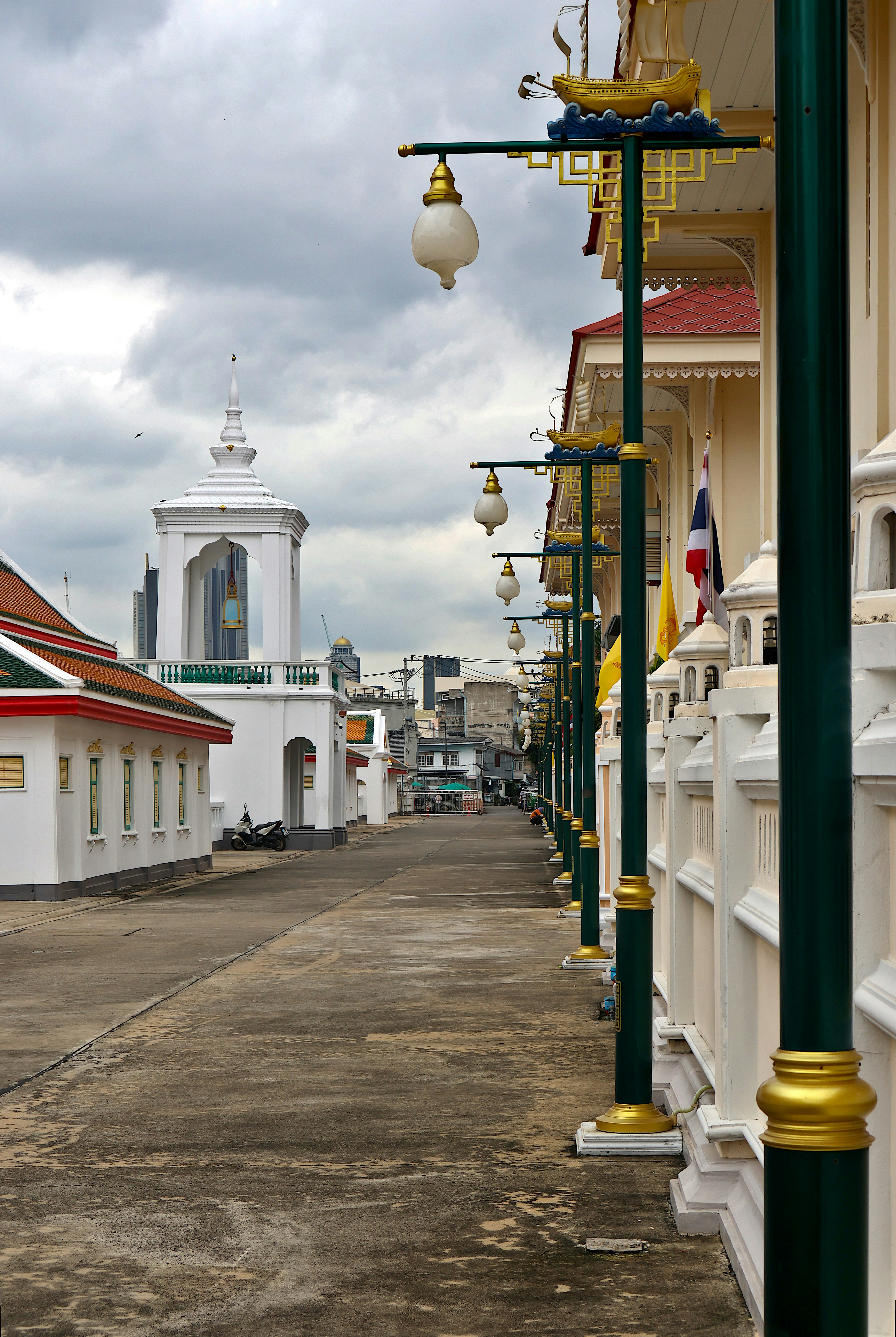A Lantern-lined Corridor of Sacred Architecture