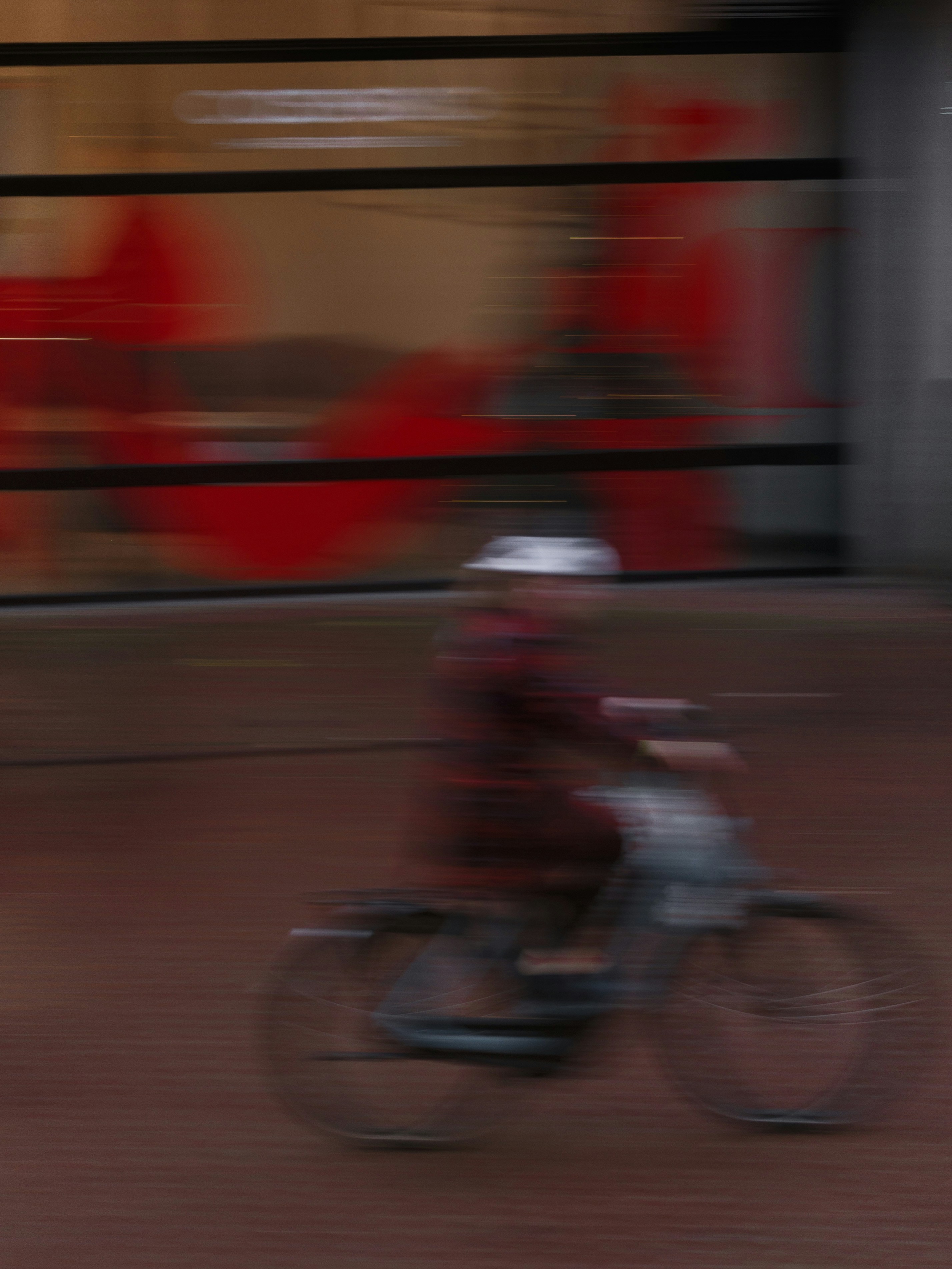 Blurry City Ride: A Portrait of Motion