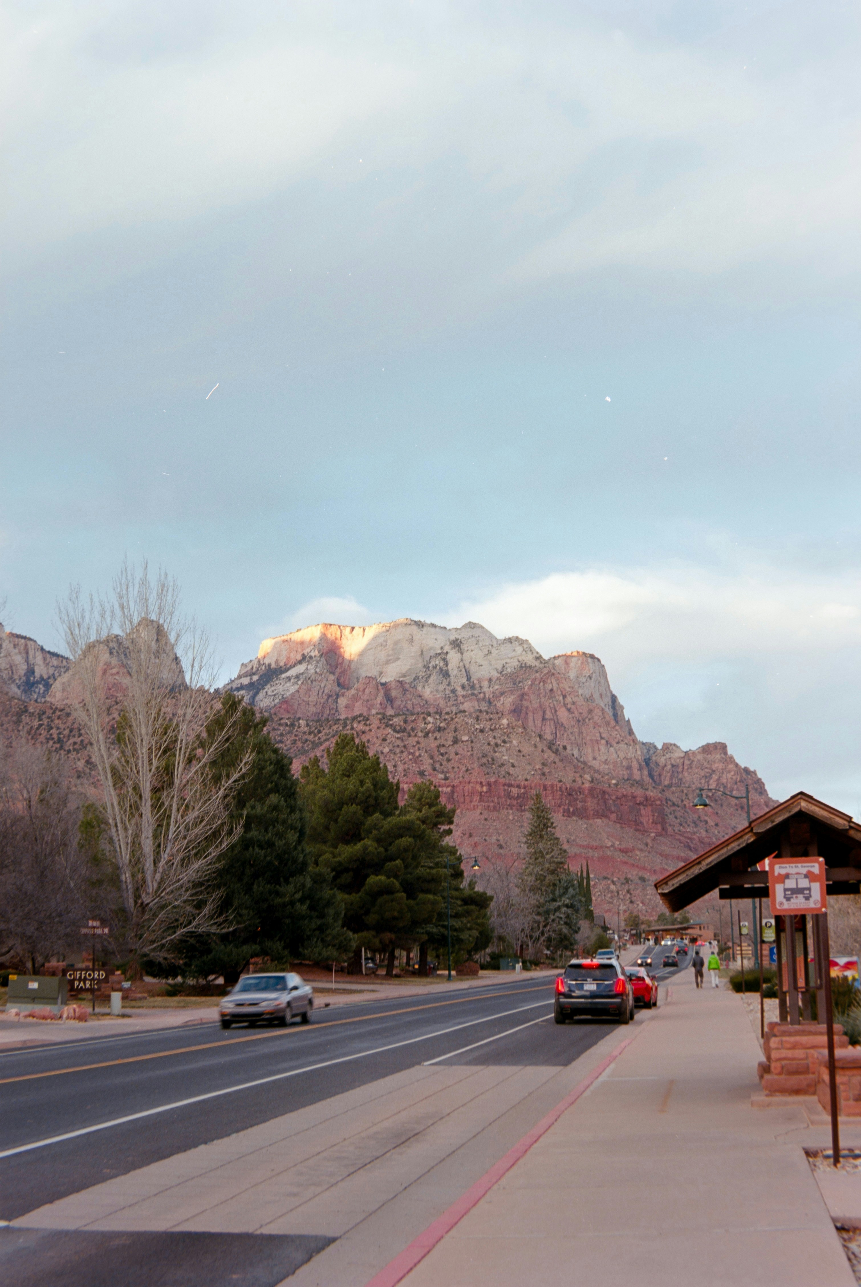 Sunlit Rim at Canyon Town