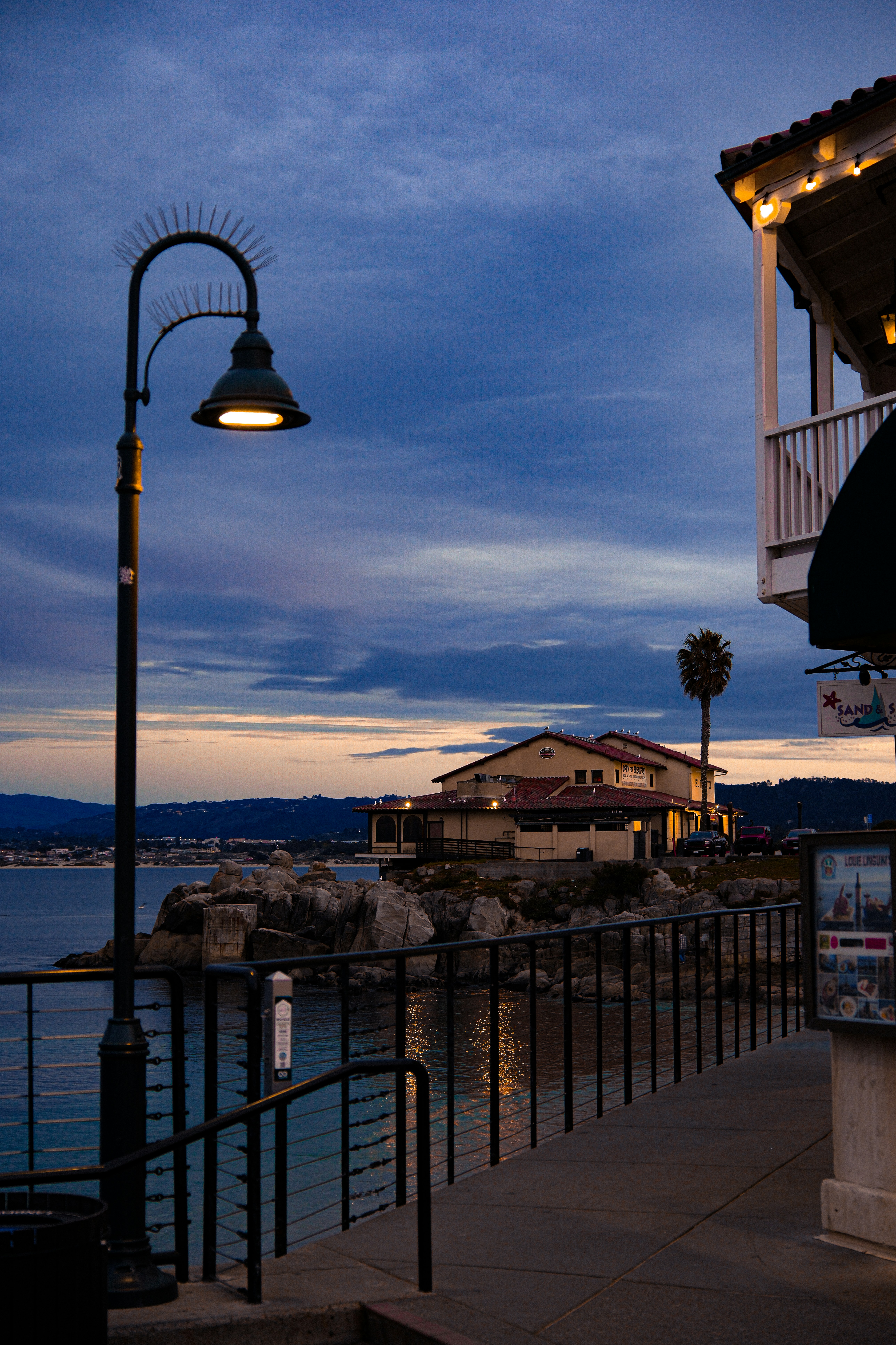 Evening Lights Along the Harbor Walk