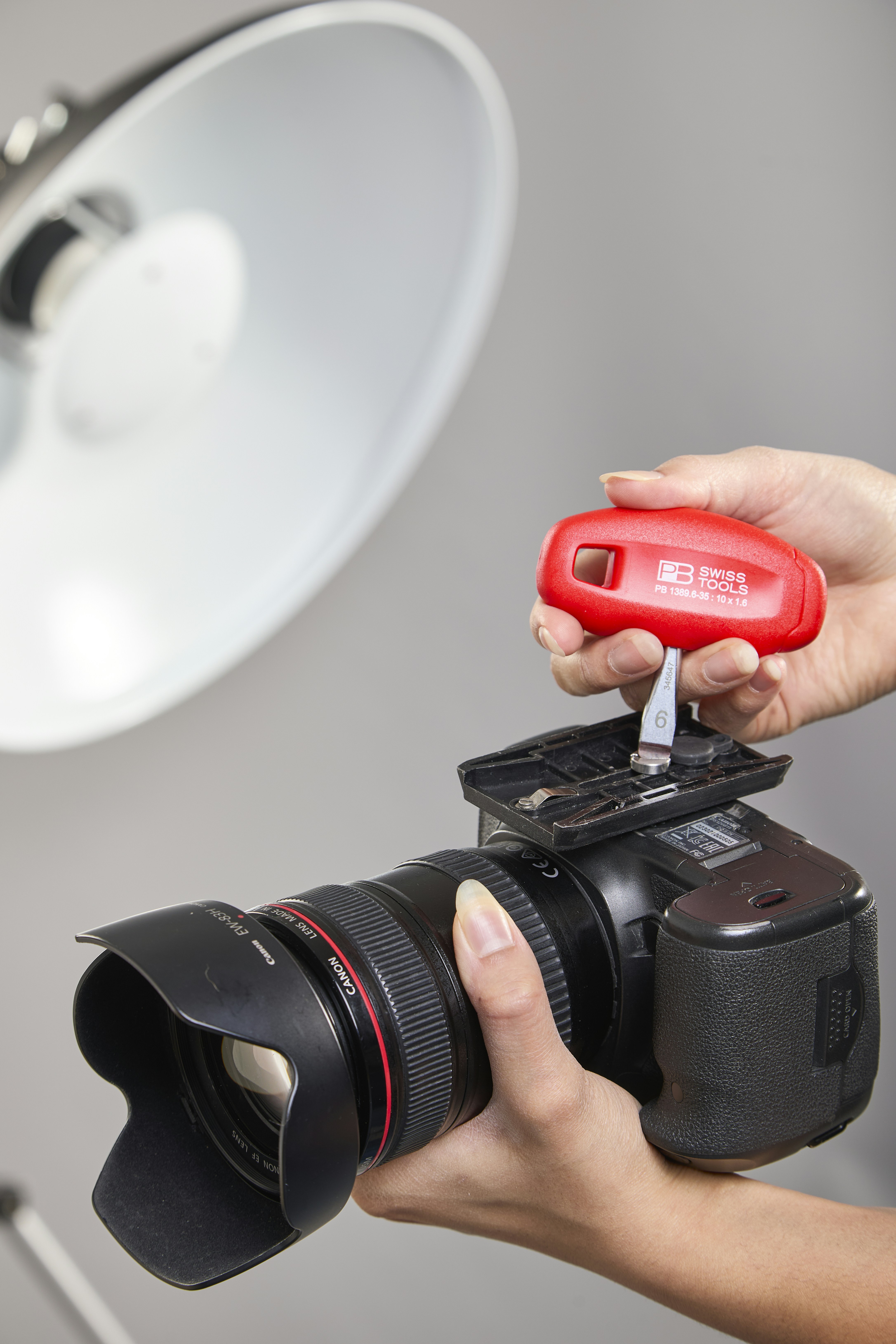 Red Quick-Release: A Handful of Tools on a Canon