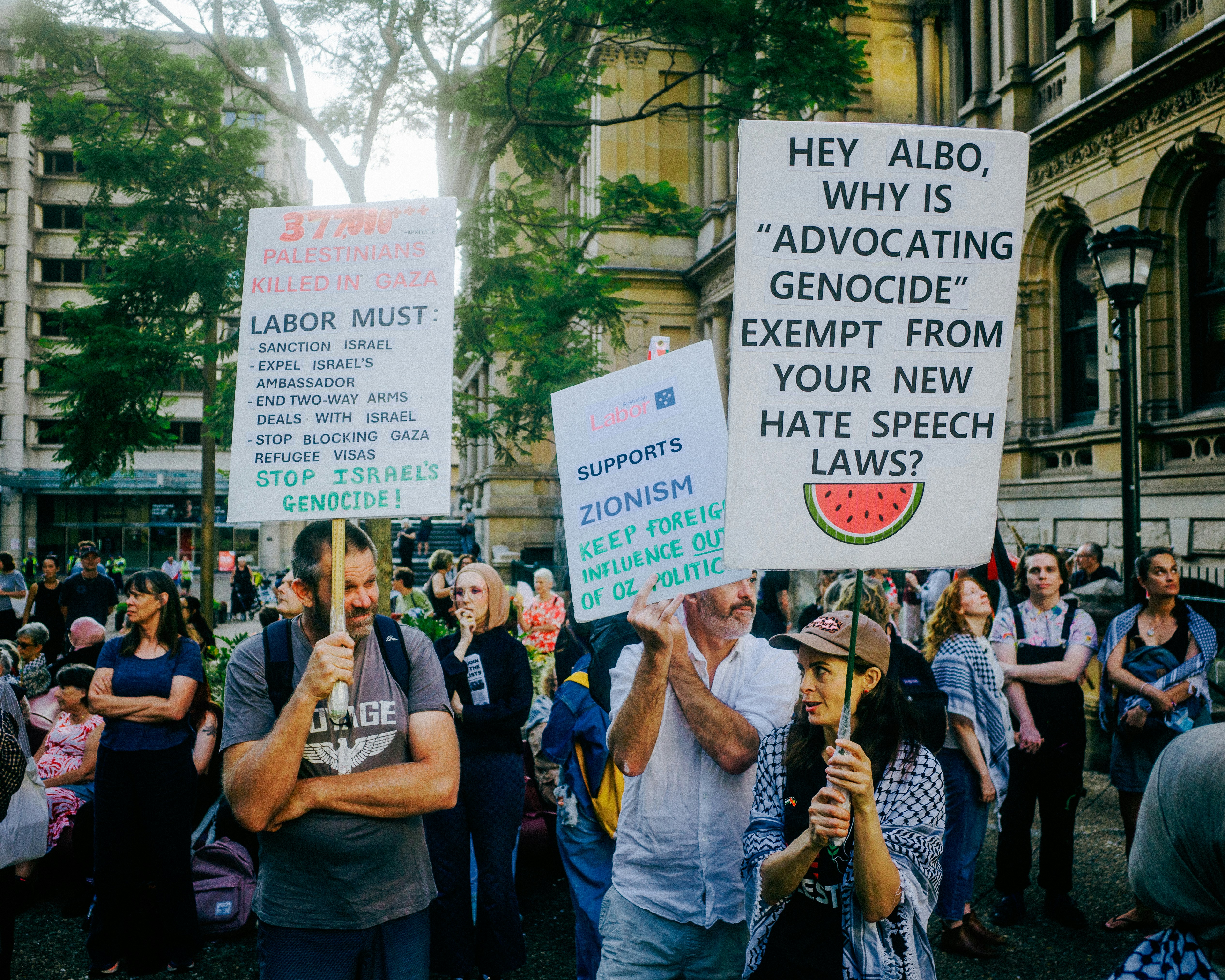 Anti-Genocide Protest | Sydney Town Hall | Jan 2026
