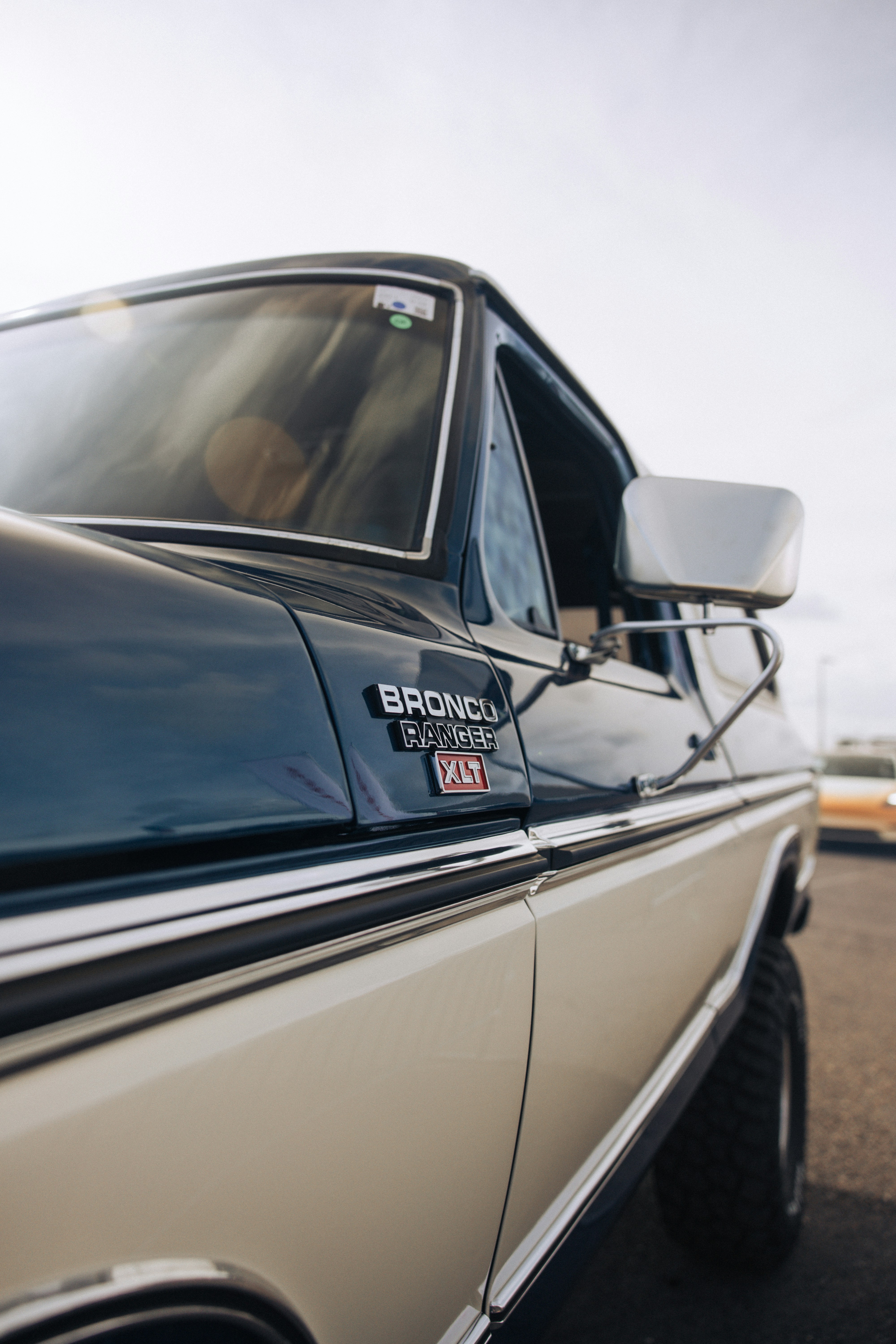 Bronco Badge in Focus: A Nostalgic Steel Bearer of the Open Road
