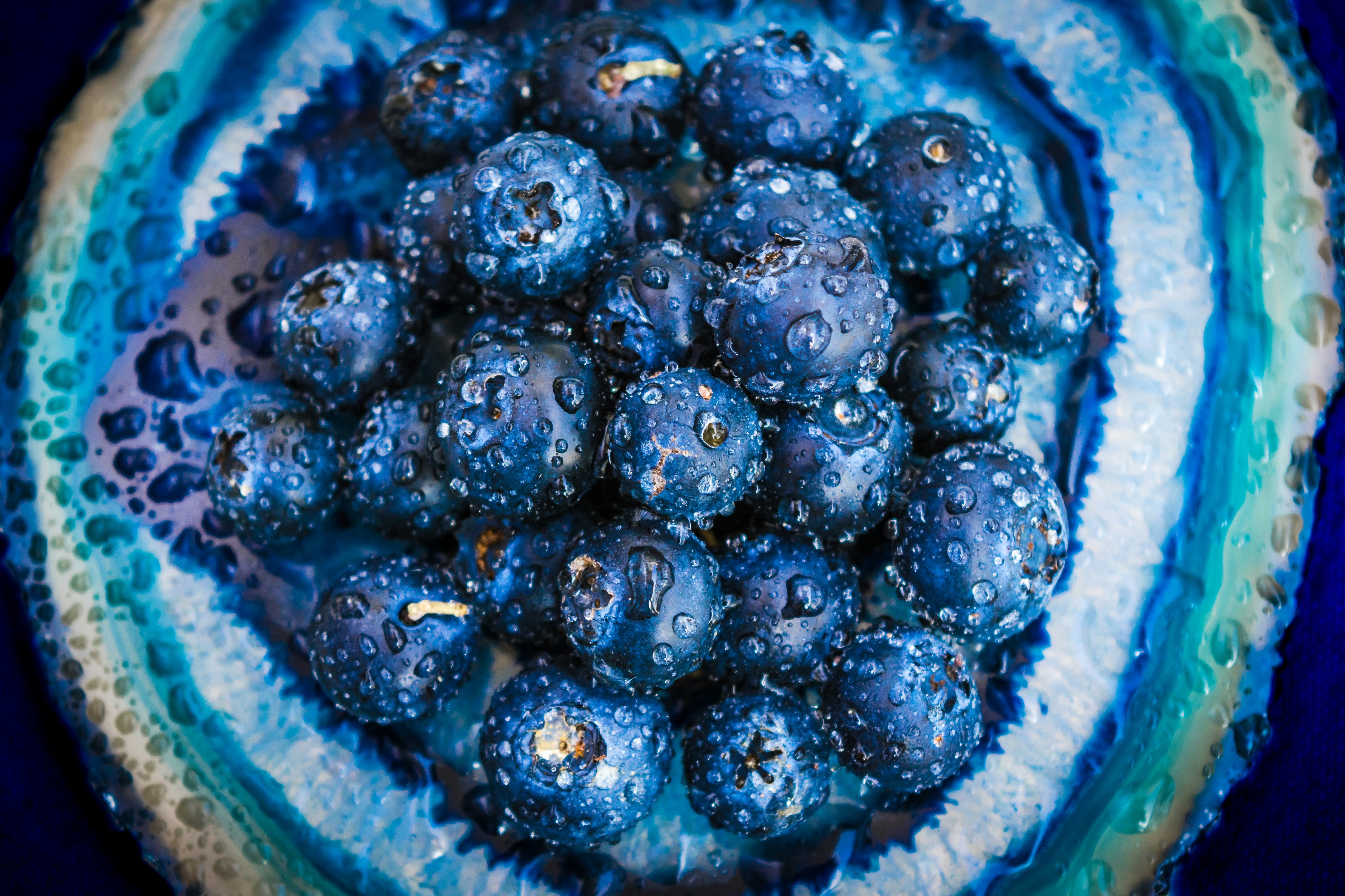 Blueberry Crown: A Drizzle of Dew on a Velvet Cake