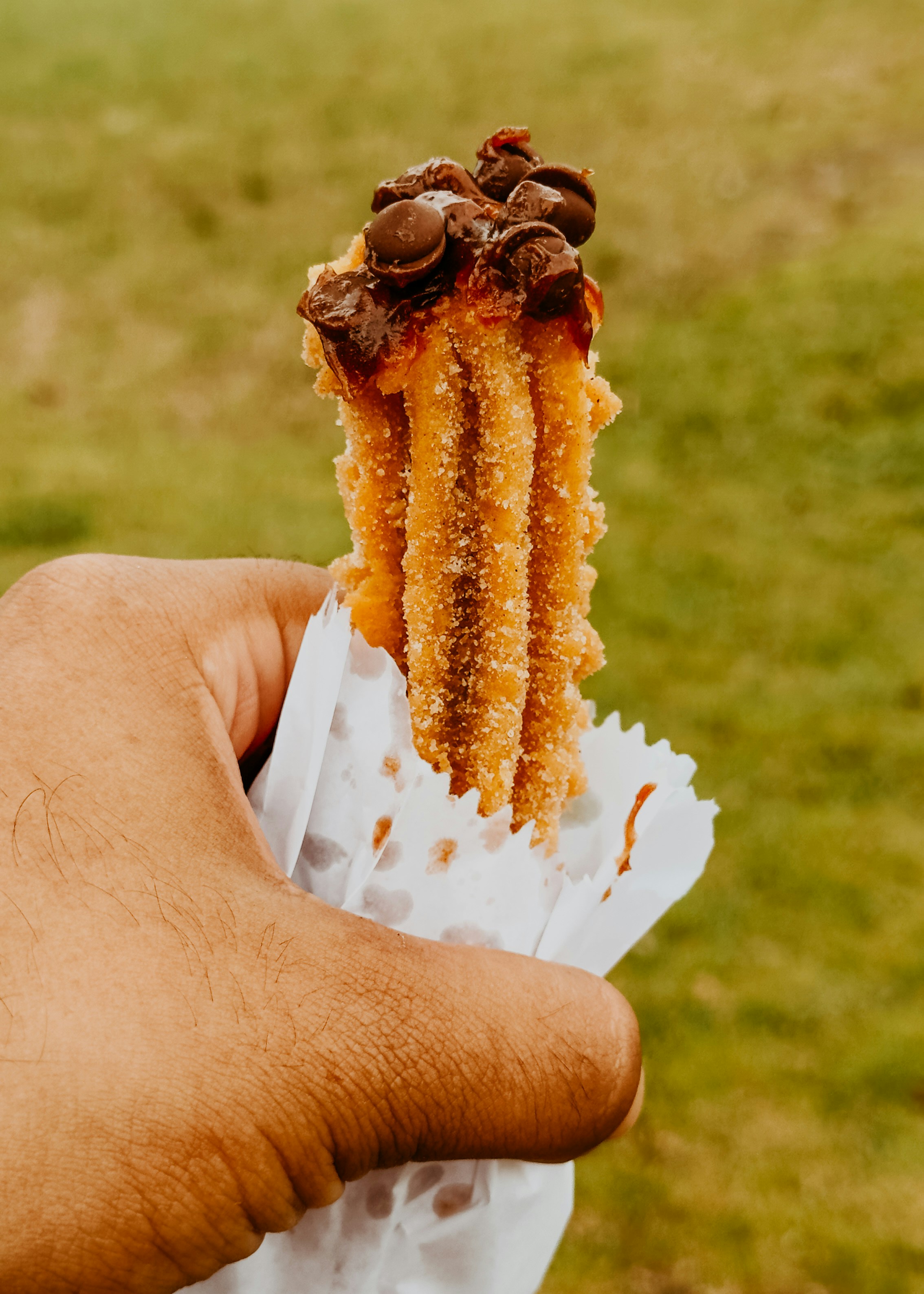 Sugared Spiral: A Handful of Crunch and Chocolate